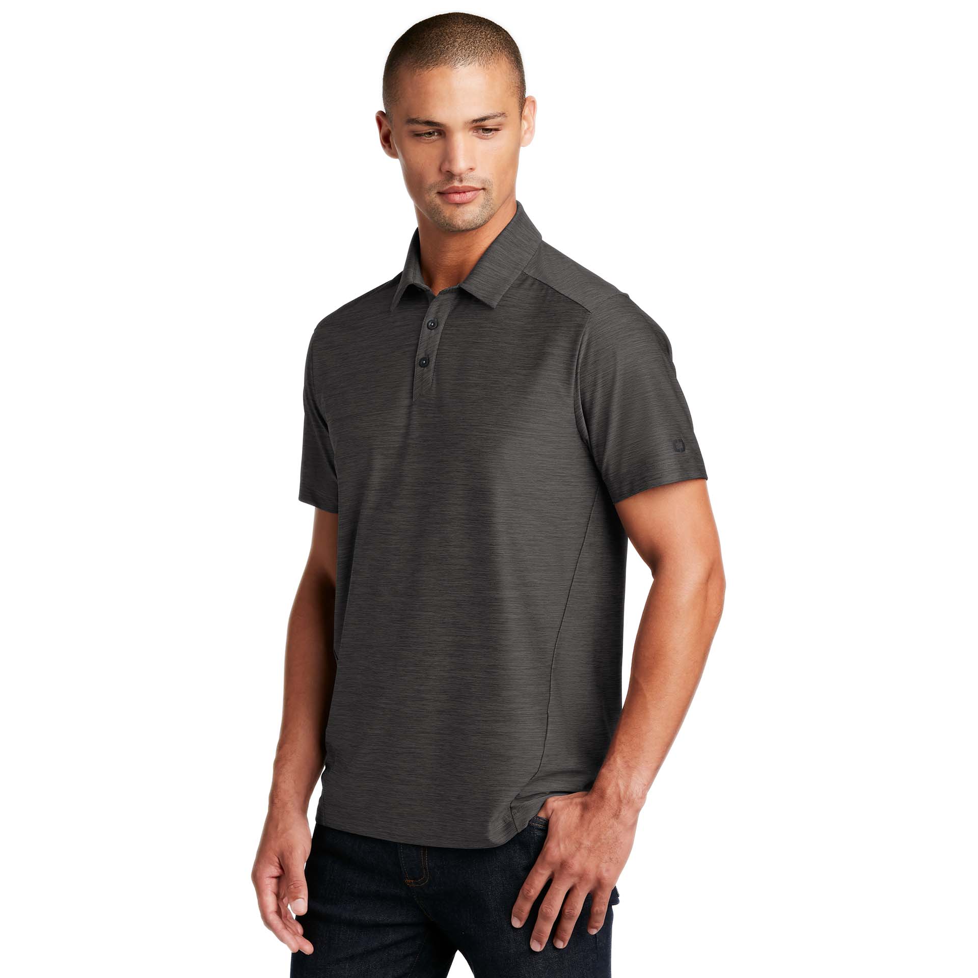 OGIO OG143 Slate Polo - Blacktop | Full Source
