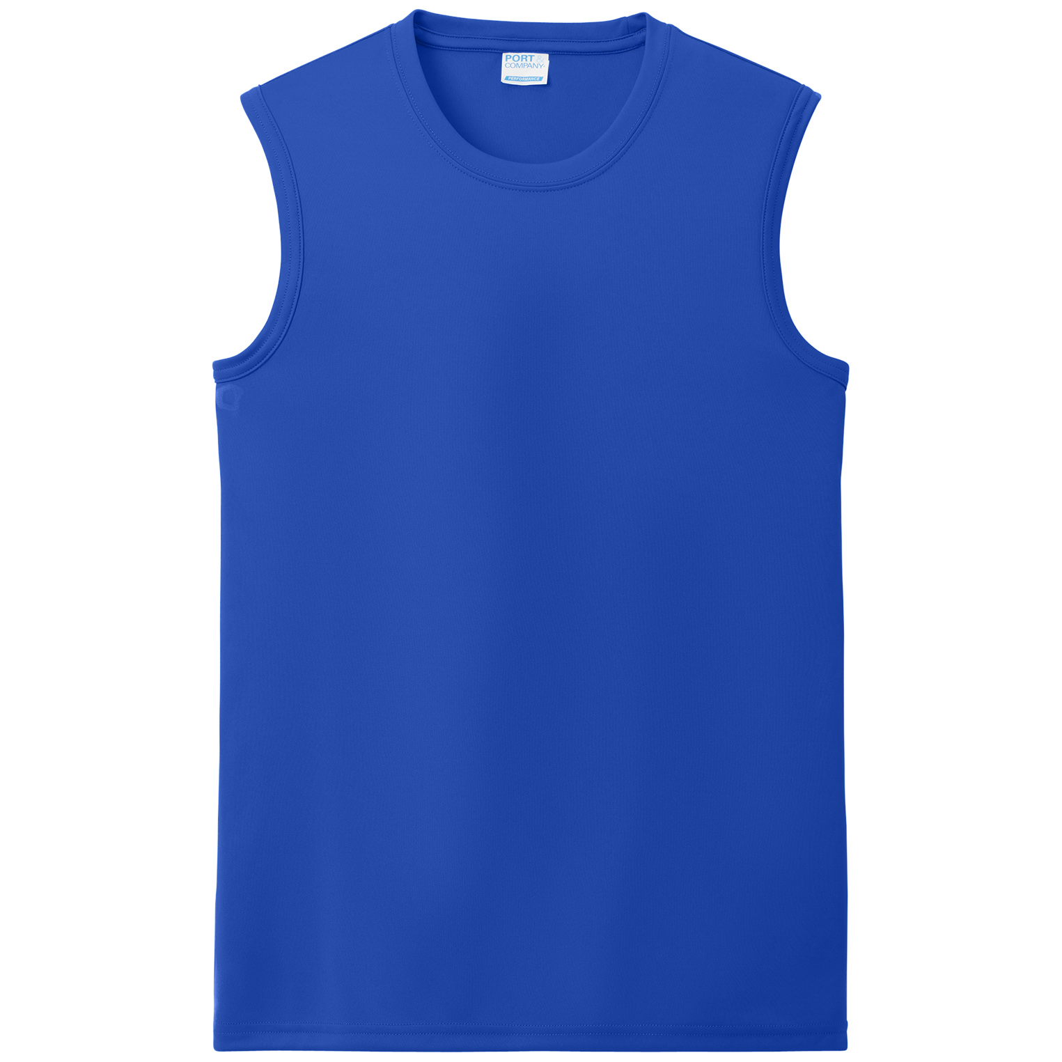 Port & Company PC380SL Performance Sleeveless Tee - True Royal | Full ...