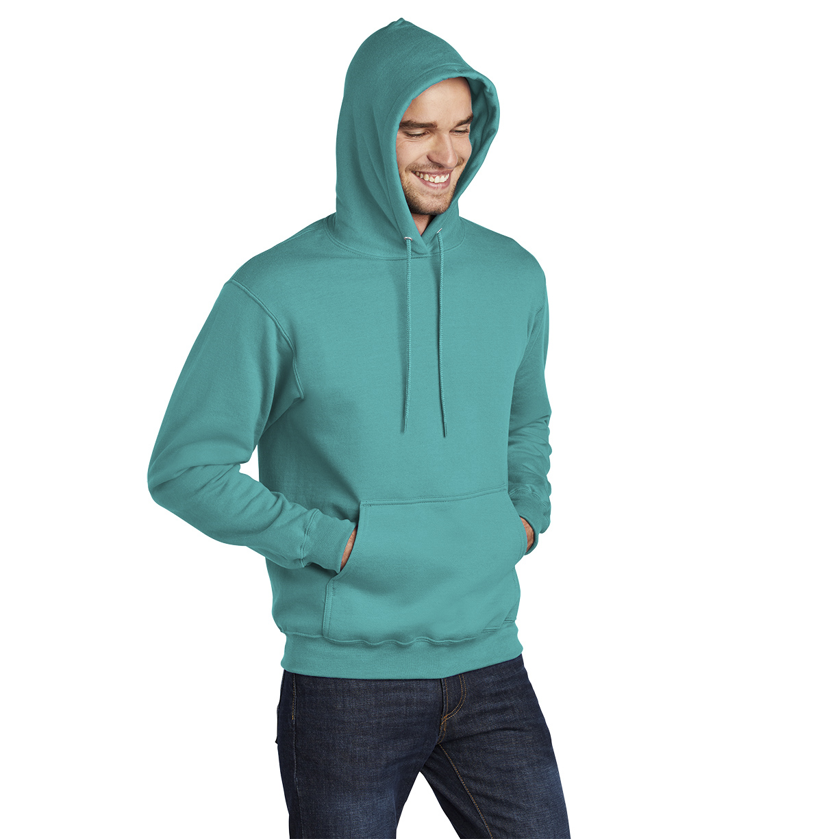 Port & Company PC78H Core Fleece Pullover Hooded Sweatshirt - Bright ...