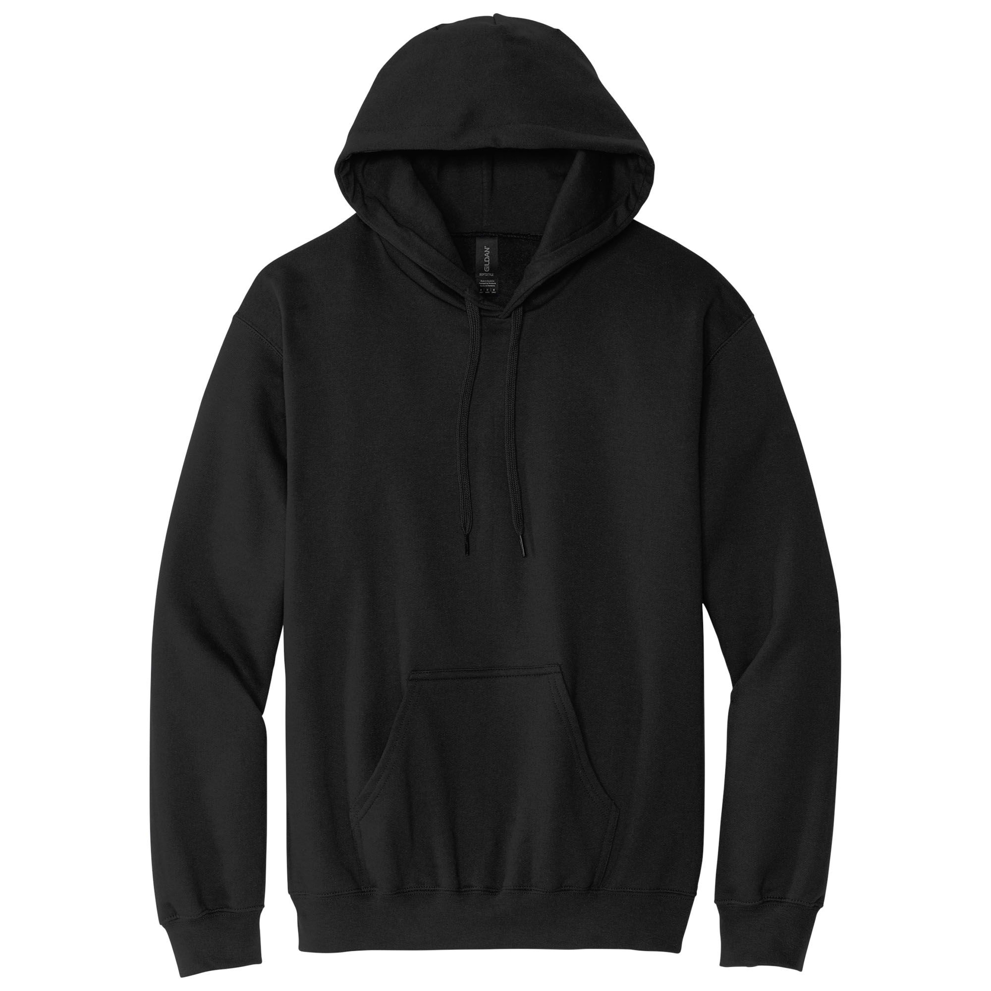 Gildan SF500 Softstyle Pullover Hooded Sweatshirt - Black | Full Source