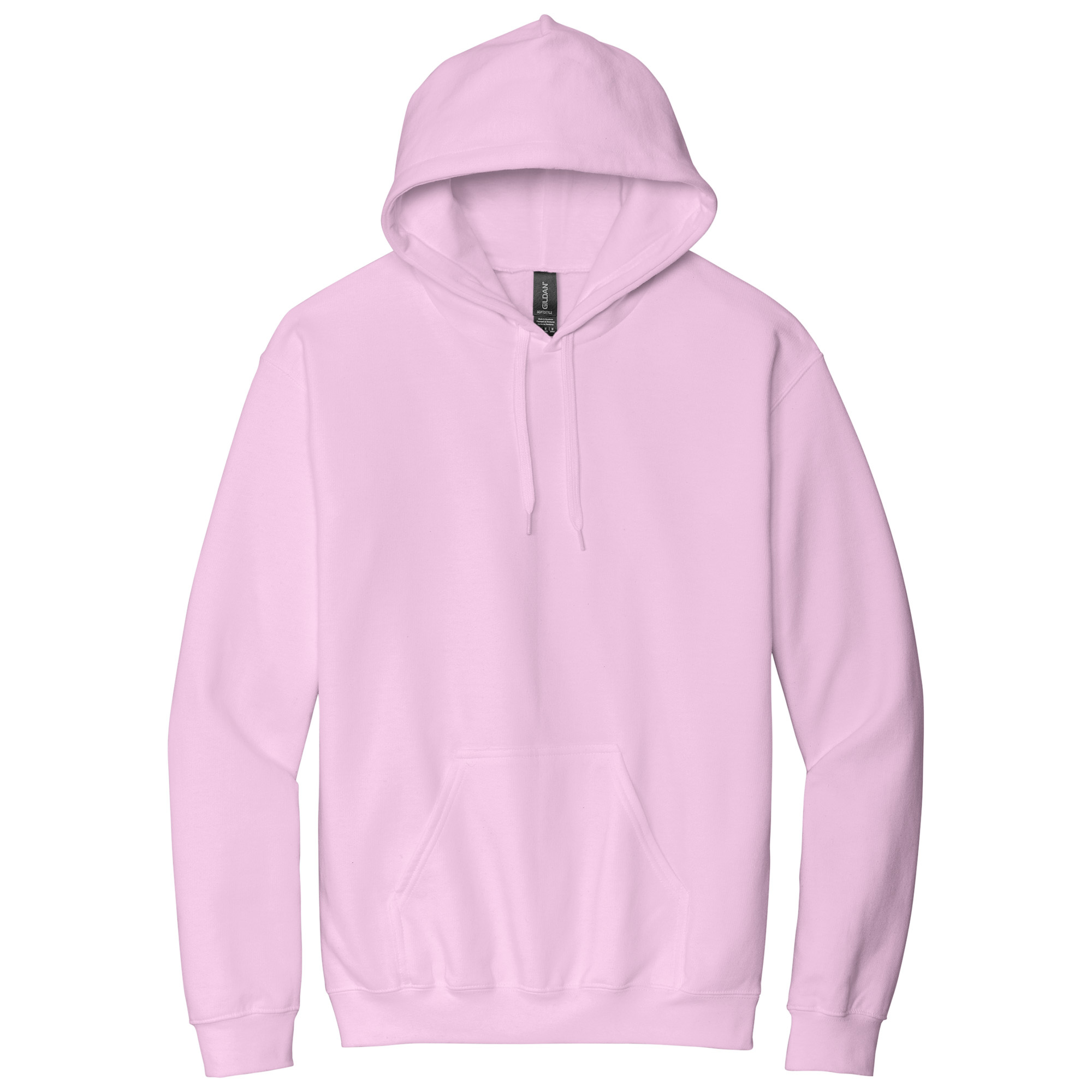 Gildan SF500 Softstyle Pullover Hooded Sweatshirt - Light Pink | Full ...