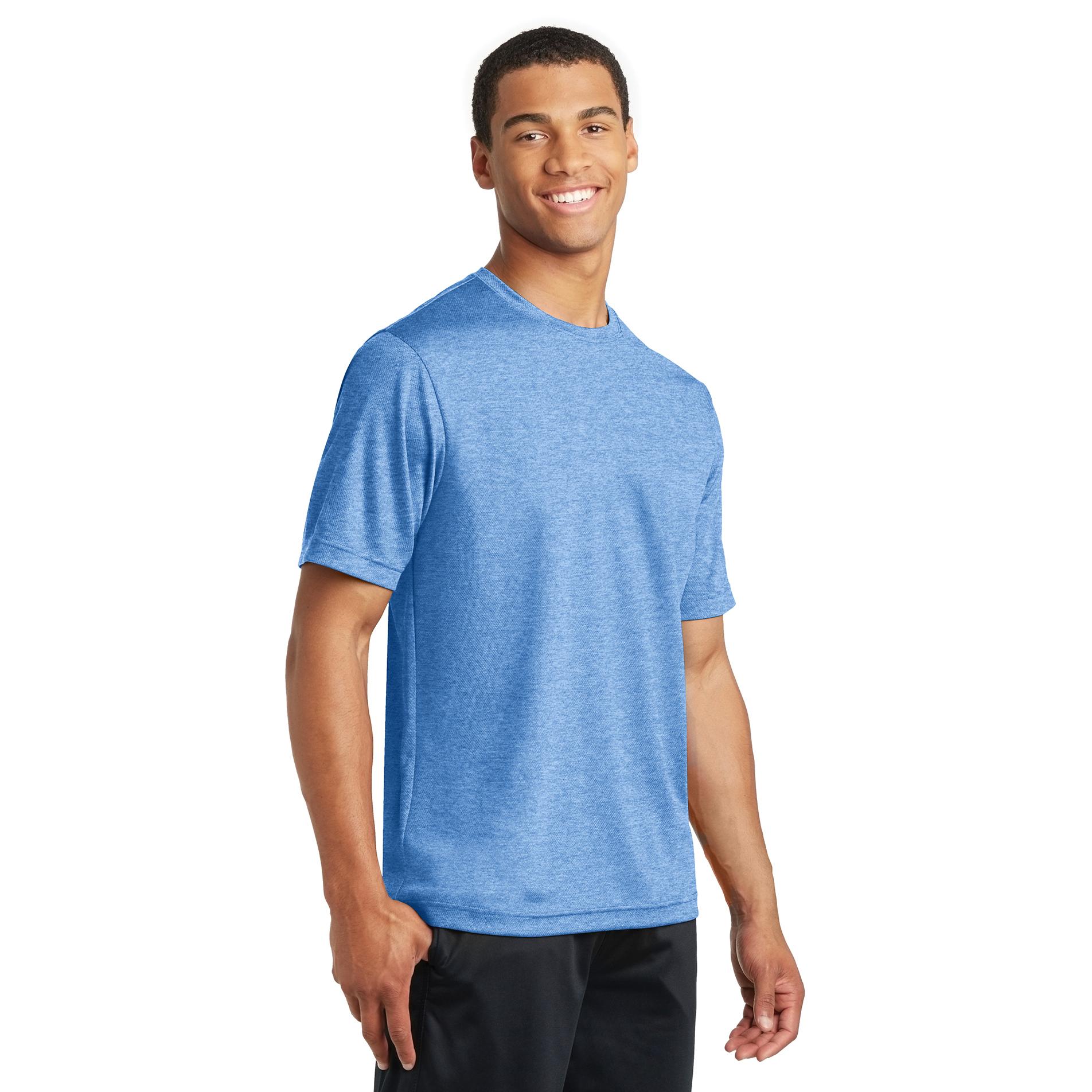 Sport-Tek ST340 PosiCharge RacerMesh Tee - True Royal Heather | Full Source