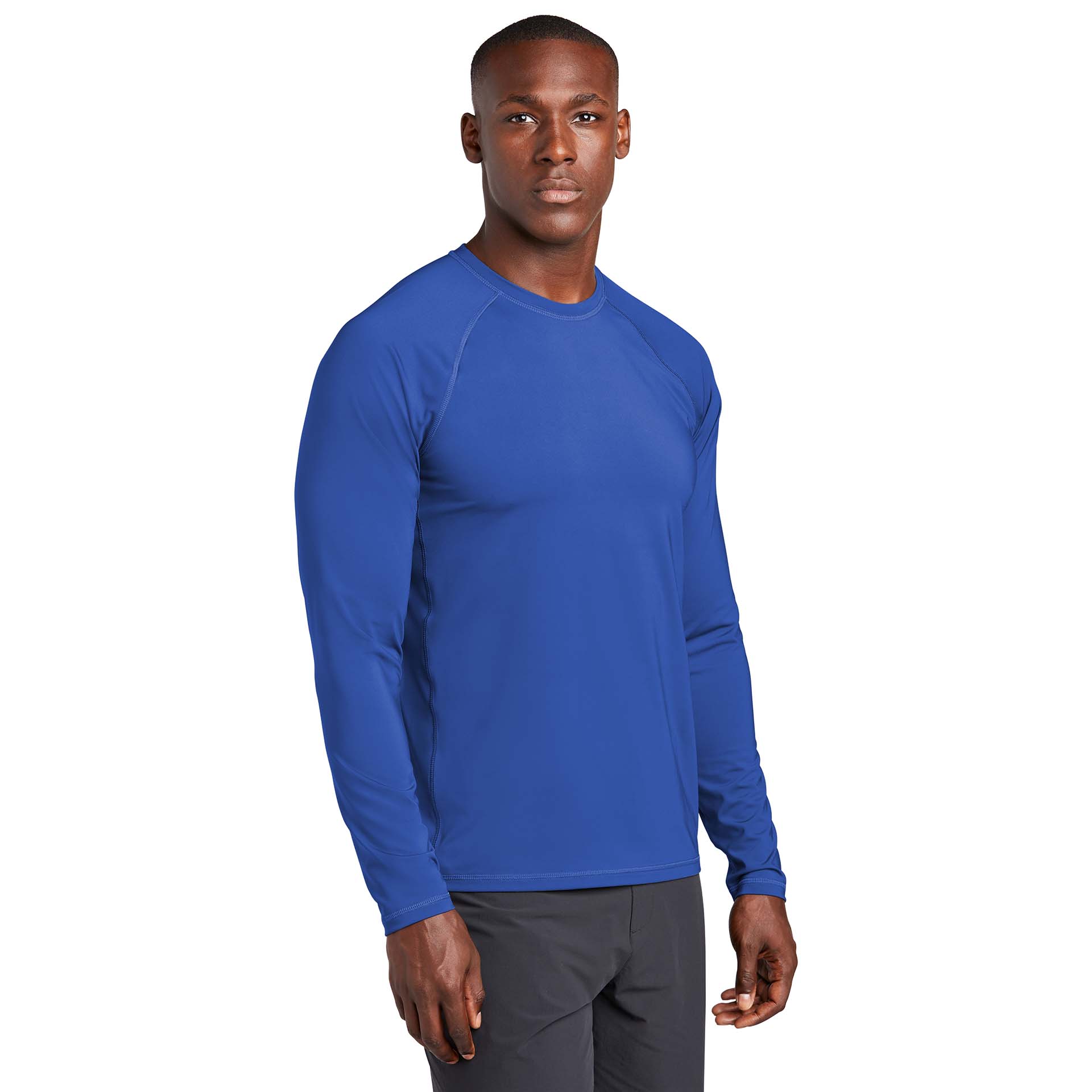 Sport-Tek ST470LS Long Sleeve Rashguard Tee - True Royal | Full Source