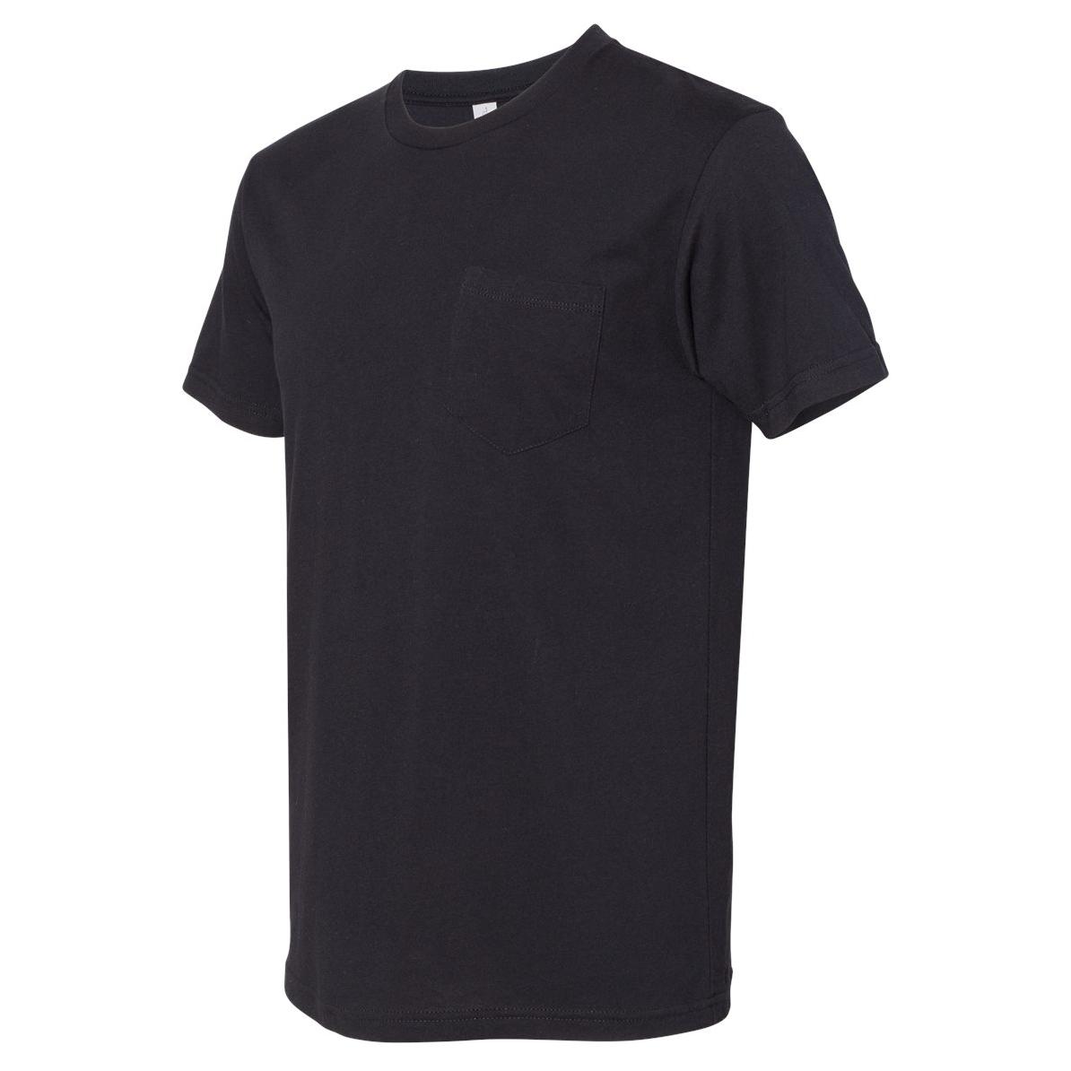 Next Level 3605 Cotton Pocket Crew - Black | Full Source