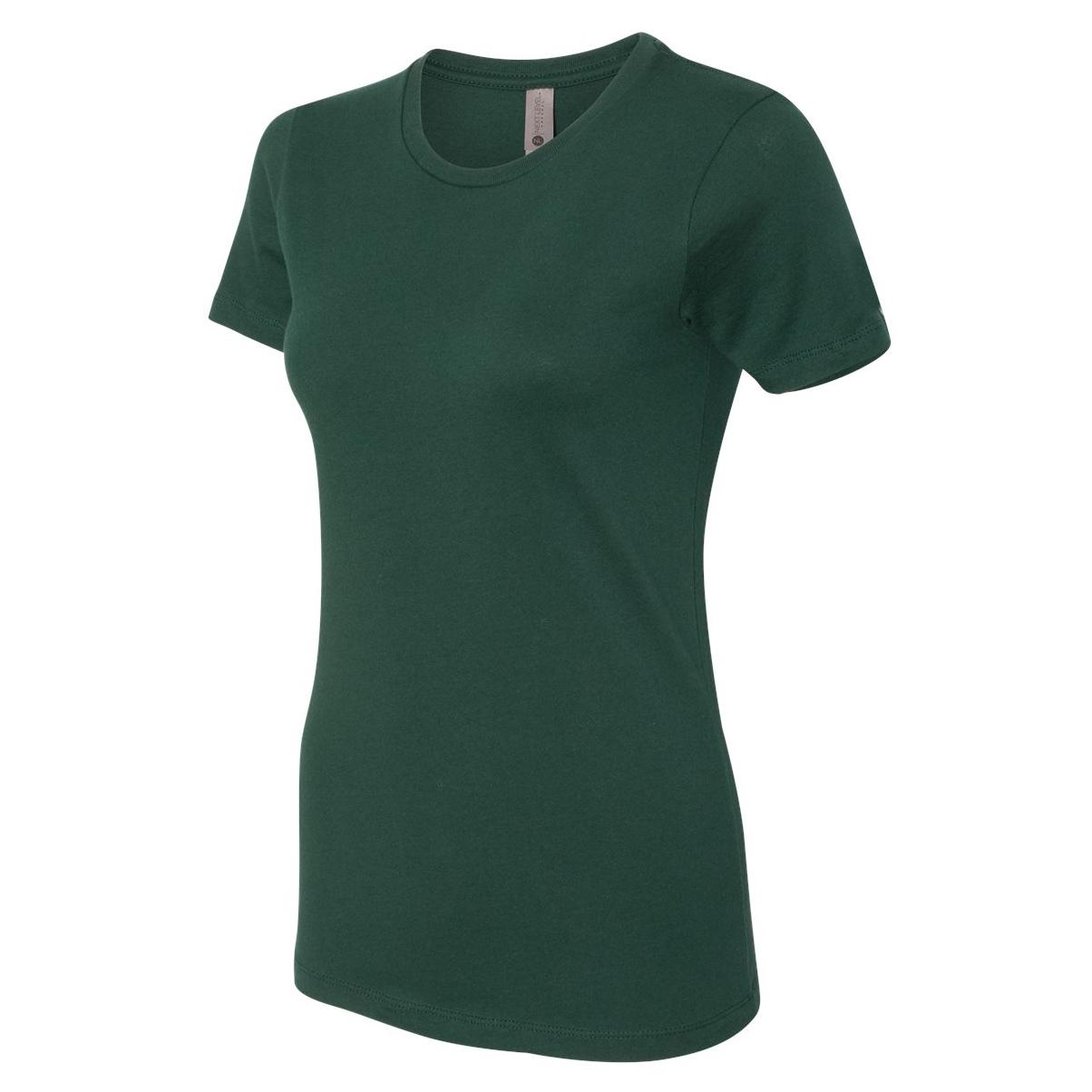 Next Level 3900 Women's Cotton Short Sleeve Boyfriend Crew - Forest ...