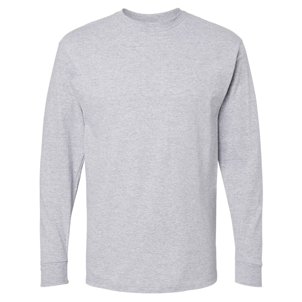 M&O 4820 Gold Soft Touch Long Sleeve T-Shirt - Athletic Grey | Full Source
