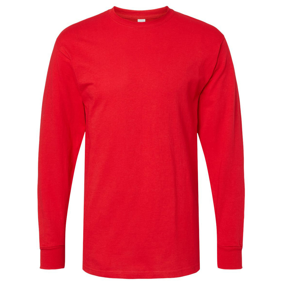 M&O 4820 Gold Soft Touch Long Sleeve T-Shirt - Deep Red | Full Source