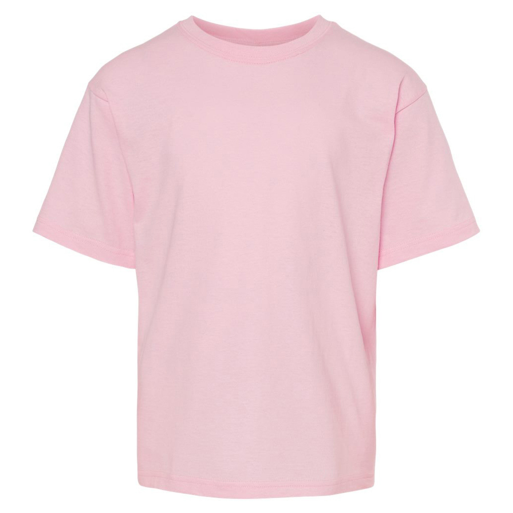 M&O 4850 Youth Gold Soft Touch T-Shirt - Light Pink | Full Source
