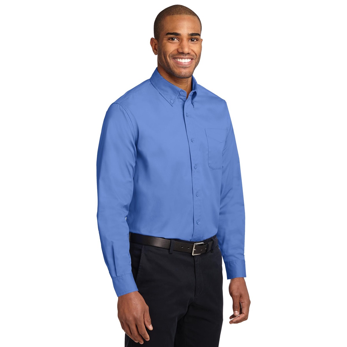 Port Authority TLS608 Tall Long Sleeve Easy Care Shirt - Ultramarine ...