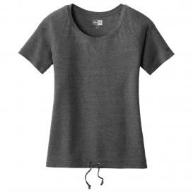 New Era LNEA133 Ladies Tri-Blend Performance Cinch Tee - Dark Graphite ...
