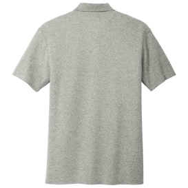 Port Authority K867 C-FREE Cotton Blend Pique Polo - Deep Smoke Heather ...
