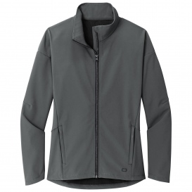 OGIO LOG755 Ladies Commuter Full-Zip Soft Shell - Diesel Grey | Full Source
