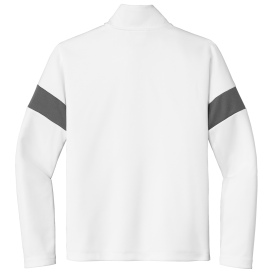 Sport-Tek YST800 Youth Travel Full-Zip Jacket - White/Iron Grey | Full ...