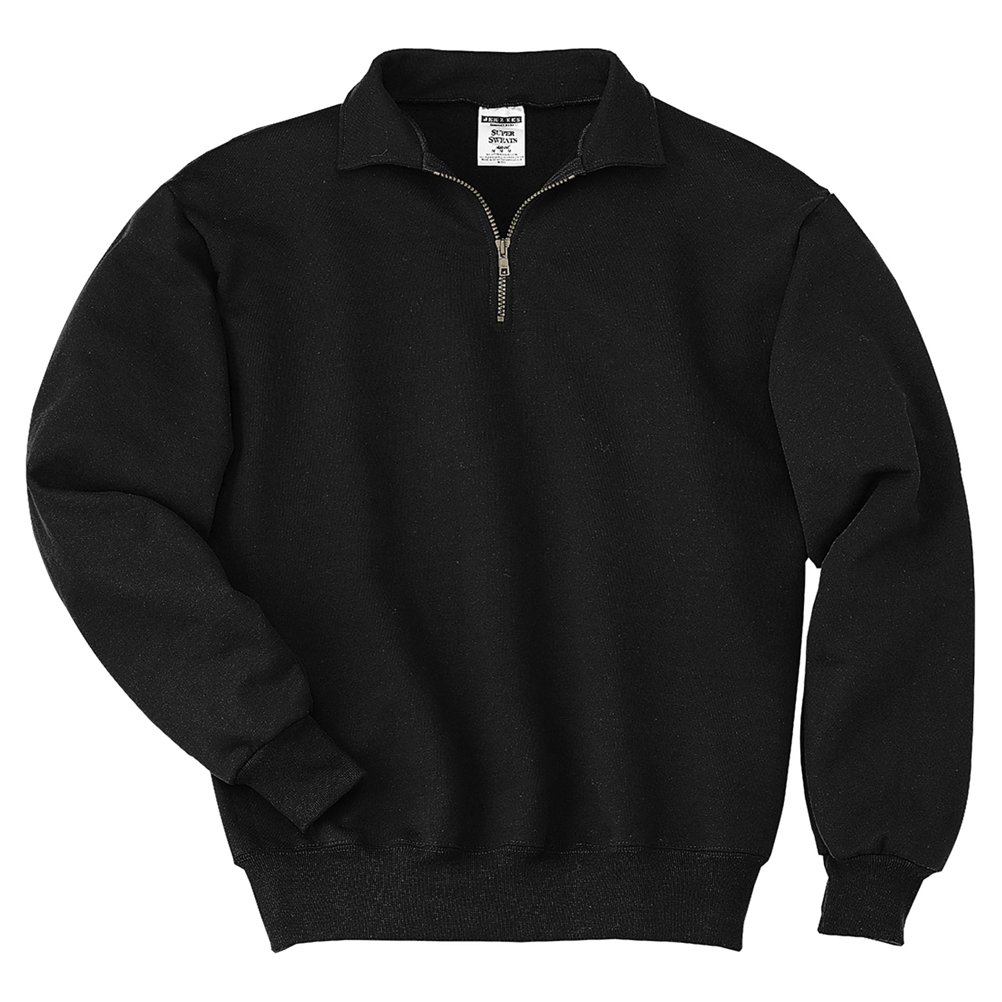 Jerzees 4528M Super Sweats NuBlend 1 4 Zip Sweatshirt With Cadet Collar 