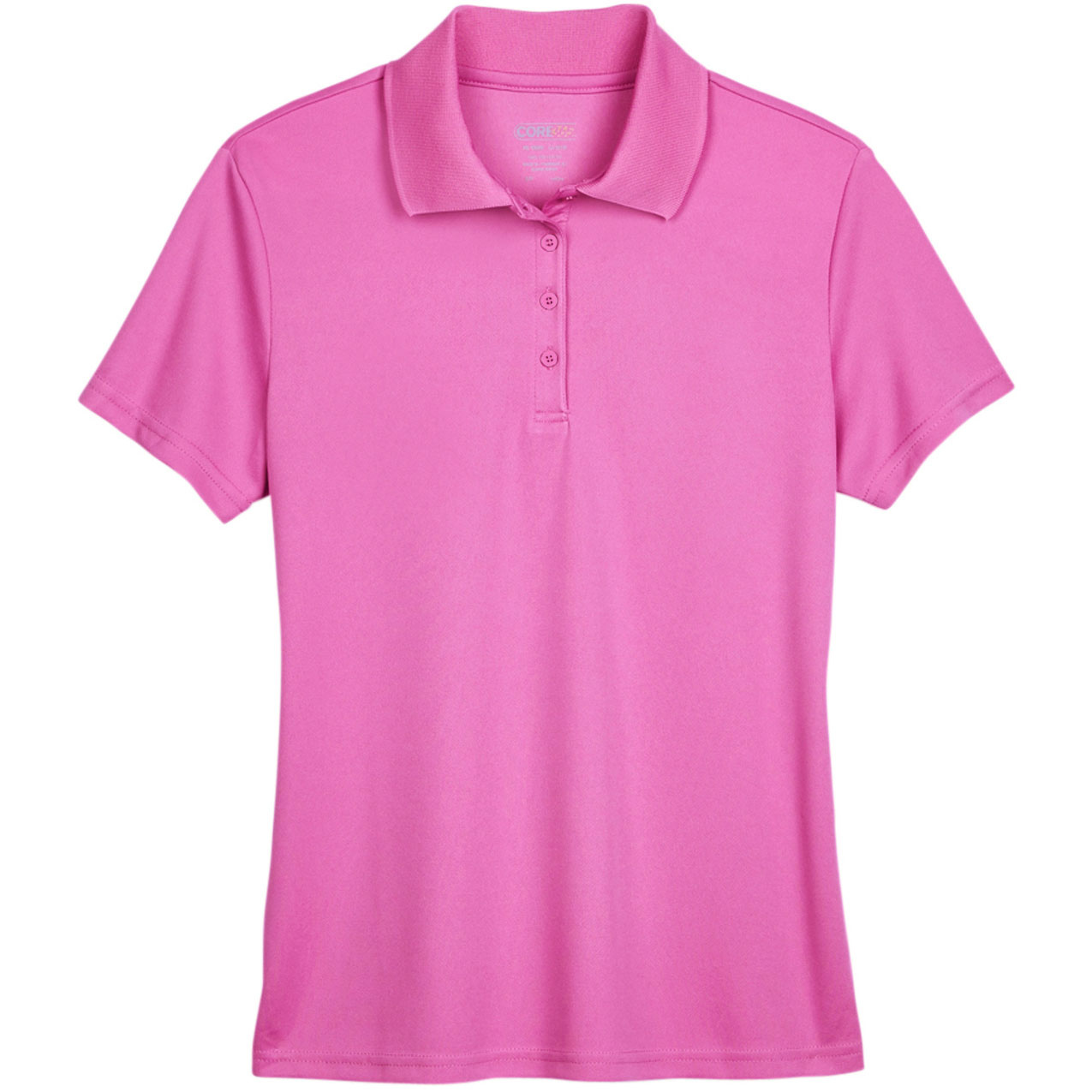 Core 365 78181 Ladies Origin Performance Pique Polo - Charity Pink ...