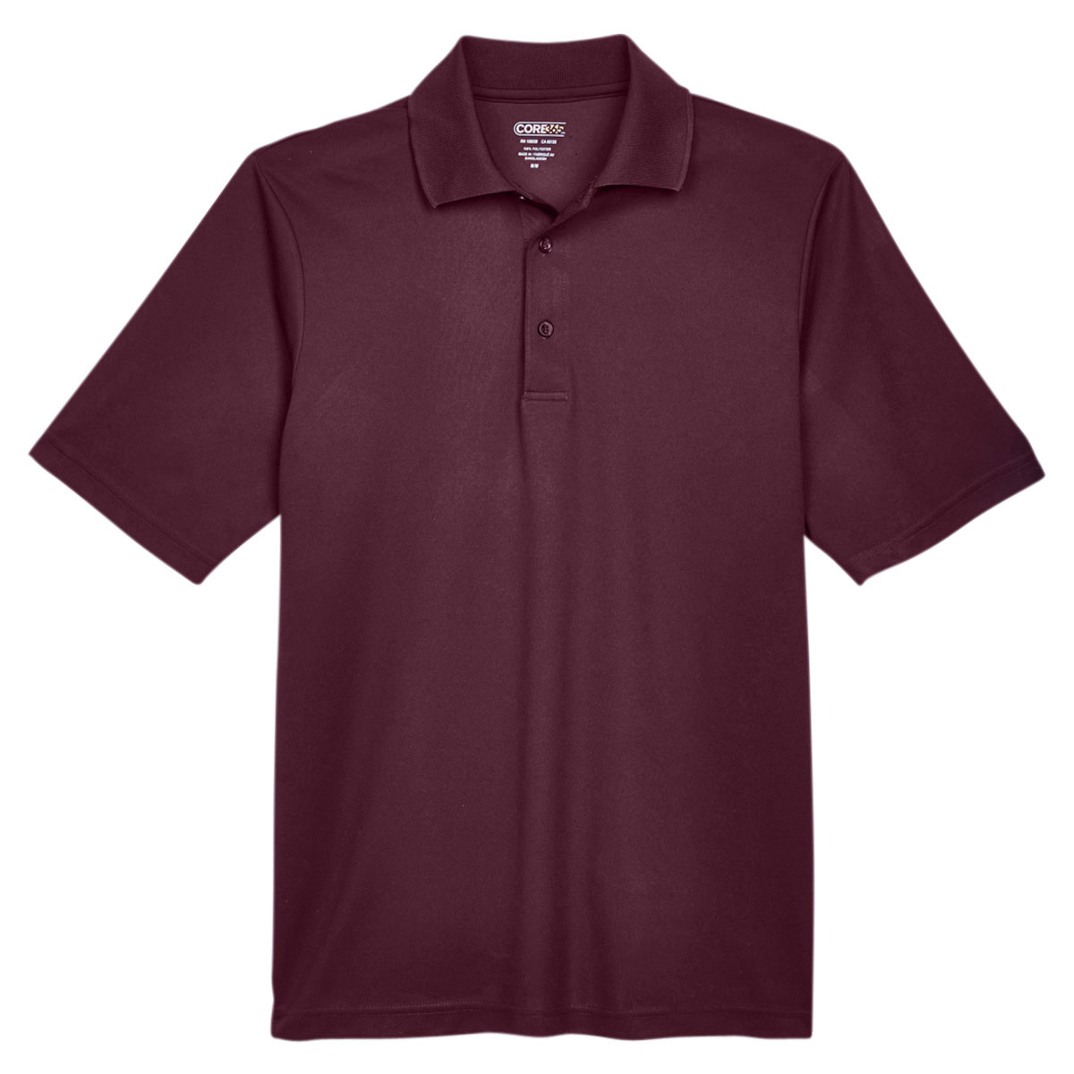 Core 365 88181 Men's Origin Performance Pique Polo - Burgundy | Full Source