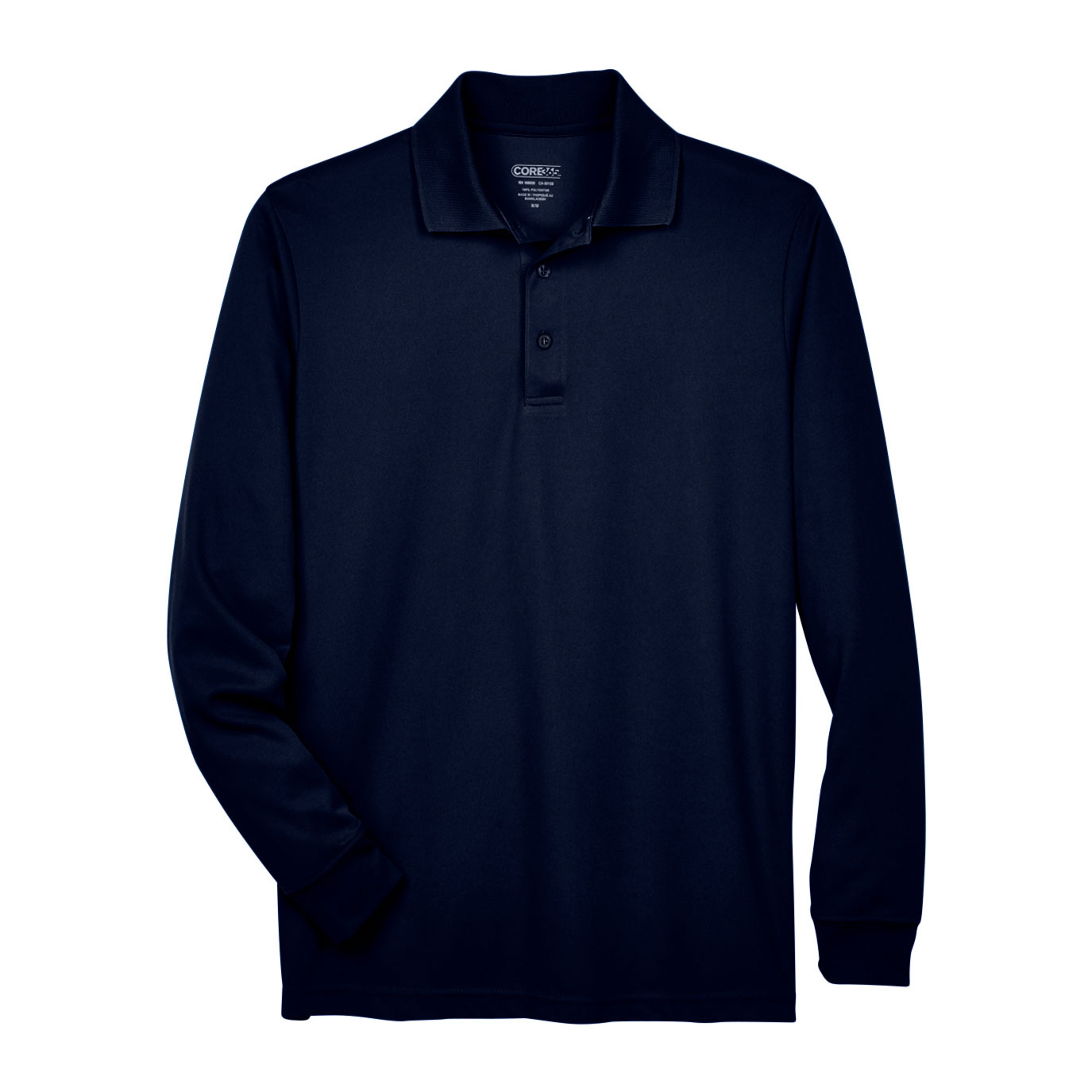 Core 365 88192 Men's Pinnacle Performance Long-Sleeve Pique Polo ...