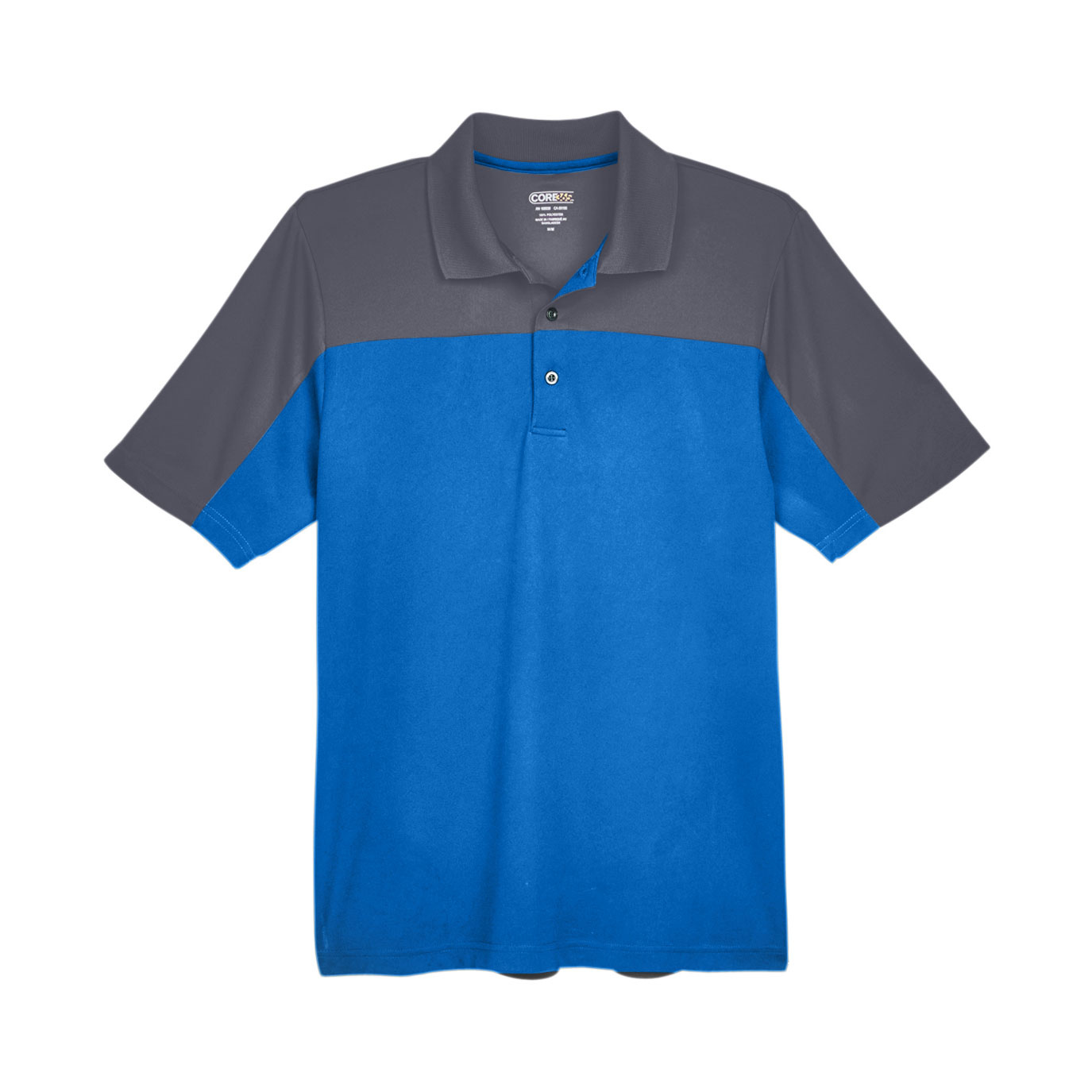 Core 365 CE101 Men's Balance Colorblock Performance Pique Polo - True ...