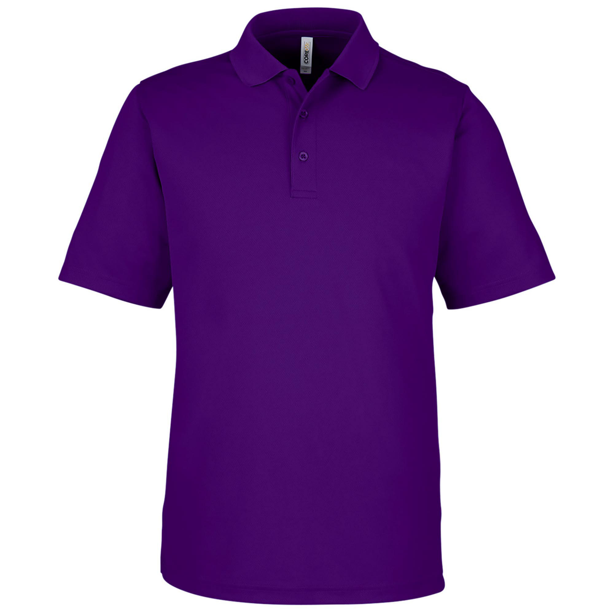 Core 365 CE104 Market Snag Protect Mesh Polo - Campus Purple | Full Source