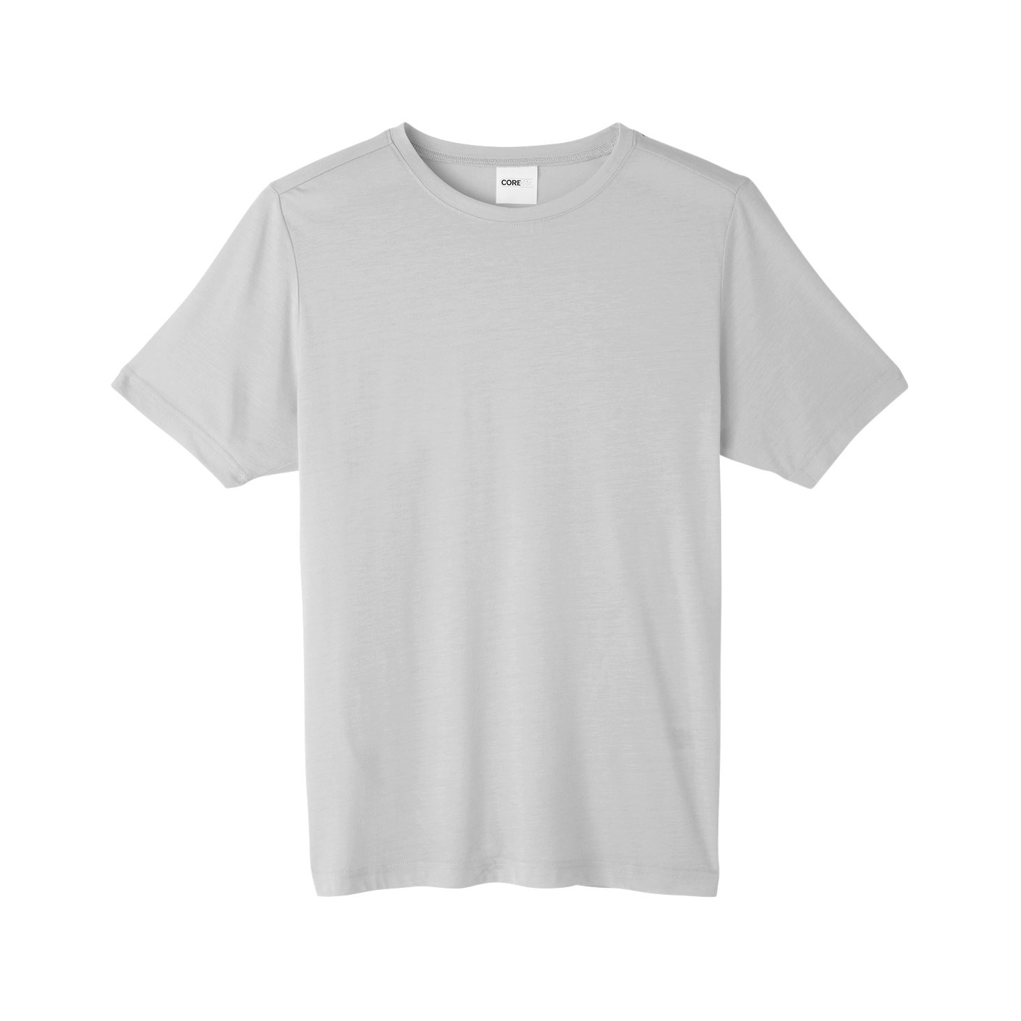 Core 365 CE111 Adult Fusion ChromaSoft Performance T-Shirt - Platinum ...