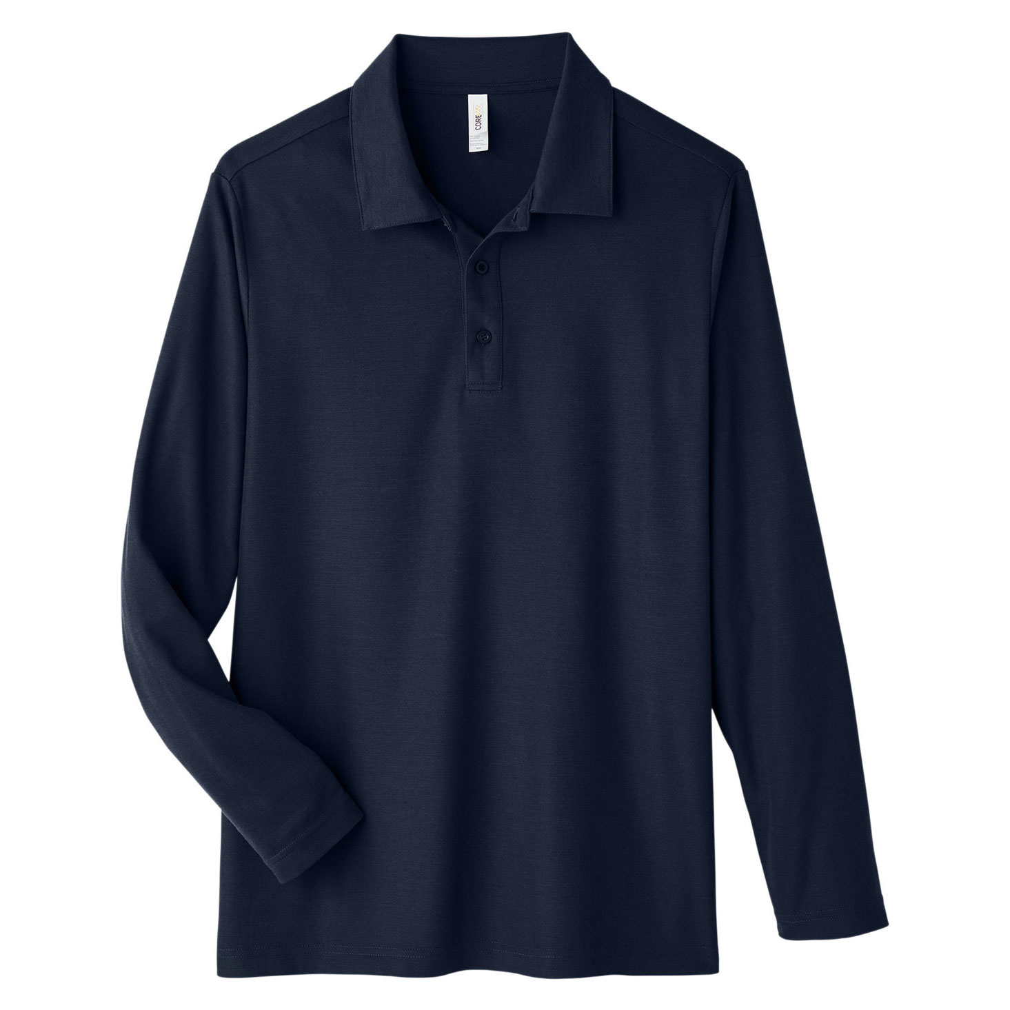 Core 365 CE112L Men's Fusion ChromaSoft Long-Sleeve Pique Polo ...