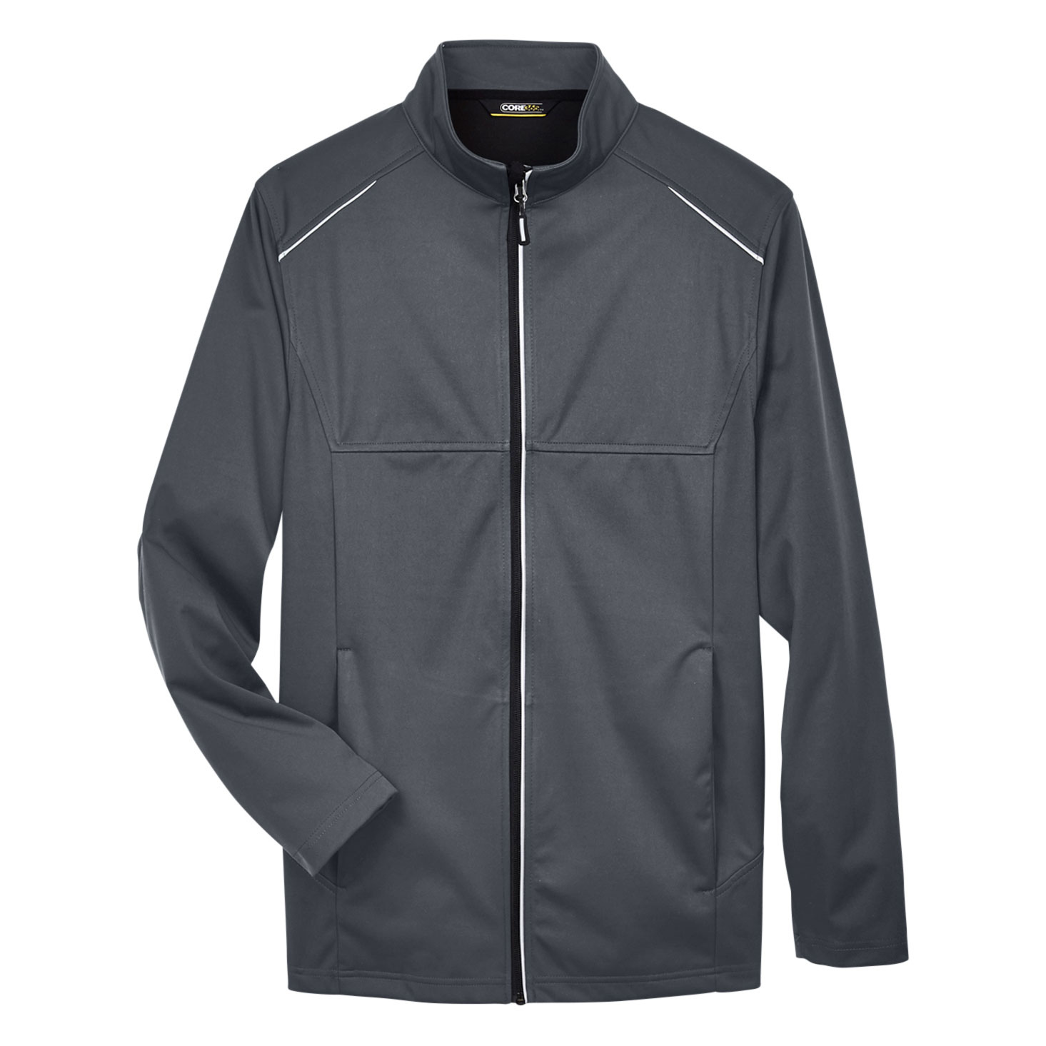 Core 365 CE708 Mens Techno Lite Three-Layer Knit Tech-Shell - Carbon ...