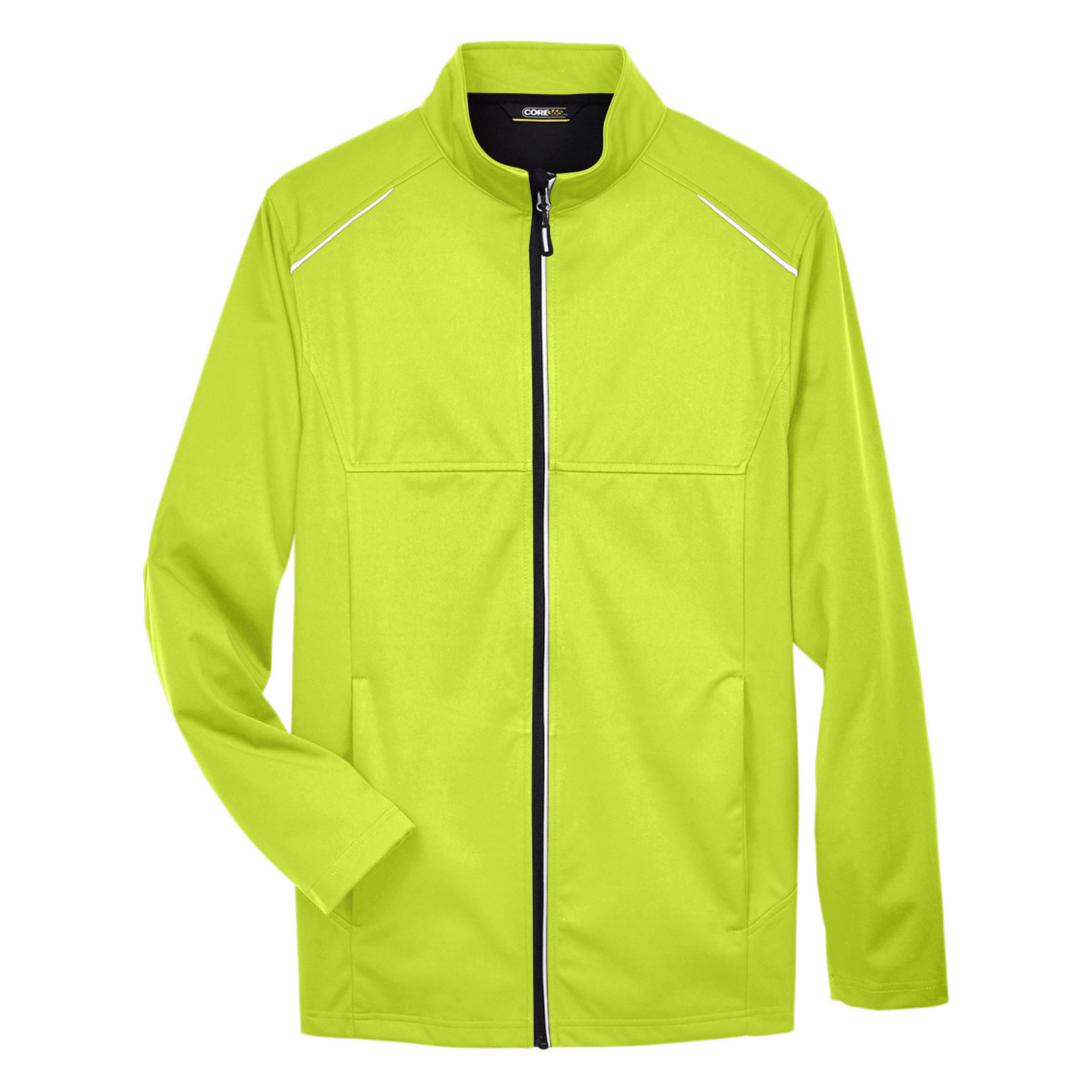 Core 365 CE708 Mens Techno Lite Three-Layer Knit Tech-Shell - Safety Yellow | Full Source