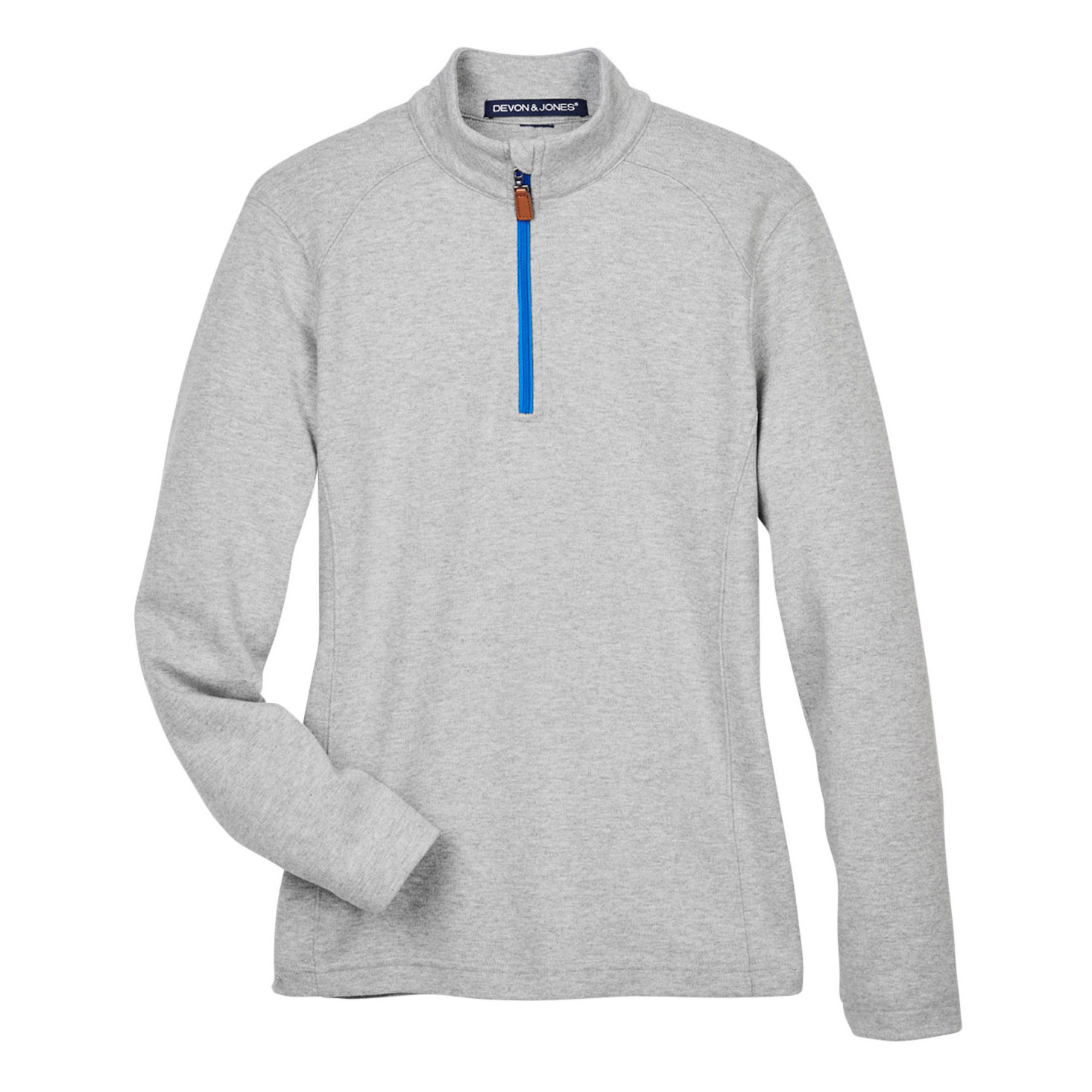 Devon & Jones DG479W Ladies DRYTEC20 Performance 1/4-Zip - Grey Heather ...