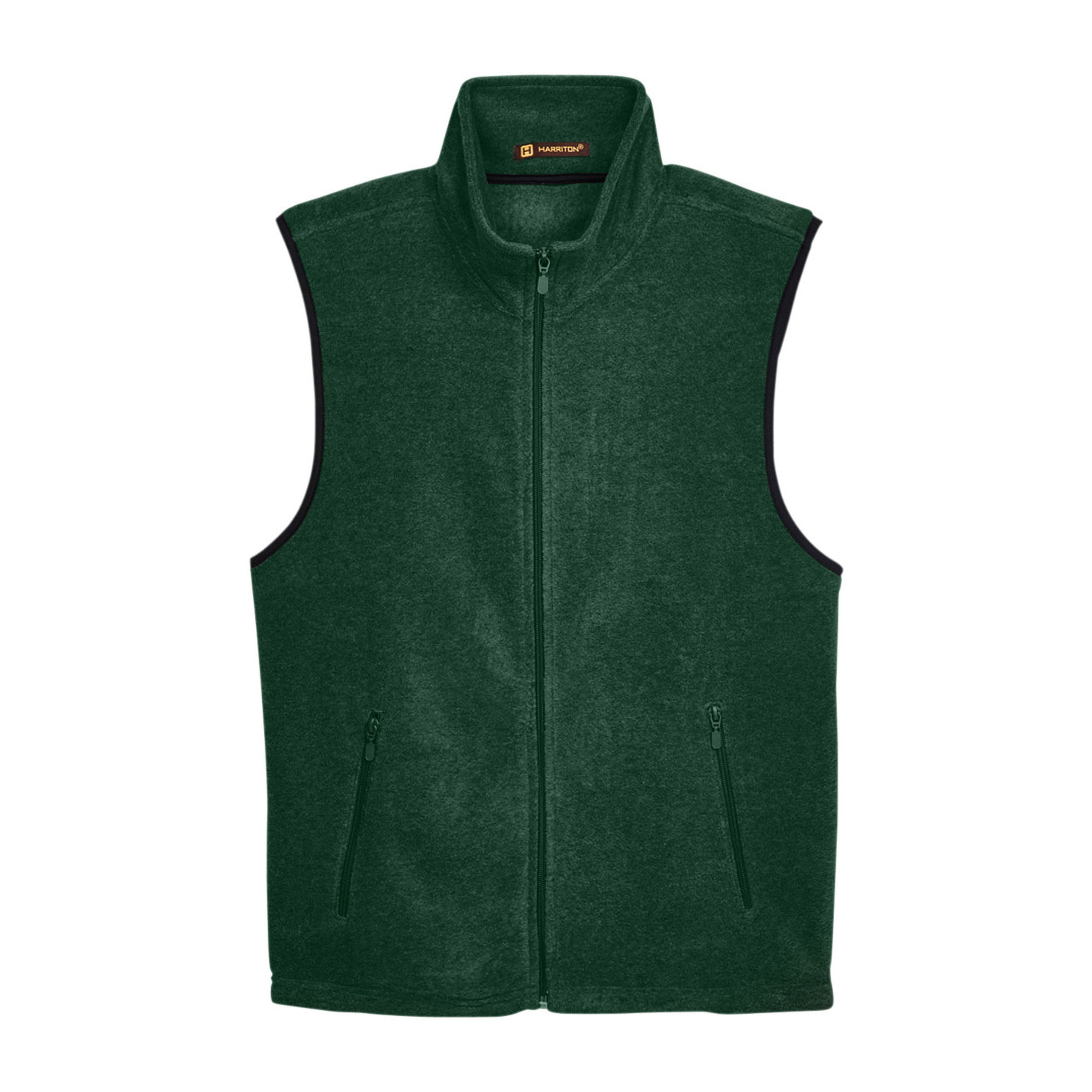 Harriton M985 Adult 8 oz. Fleece Vest - Hunter | Full Source