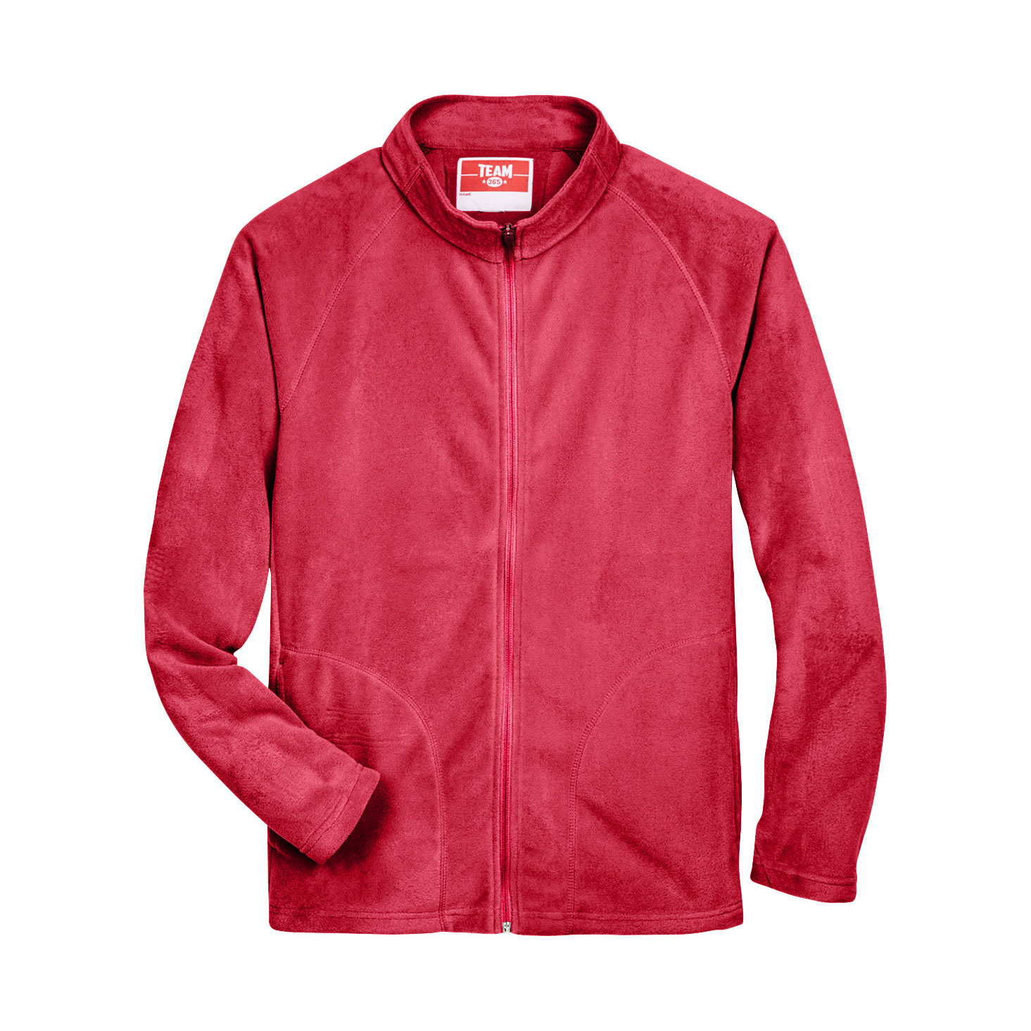 Team 365 TT90 Men's Campus Microfleece Jacket - Sport Red | Full Source