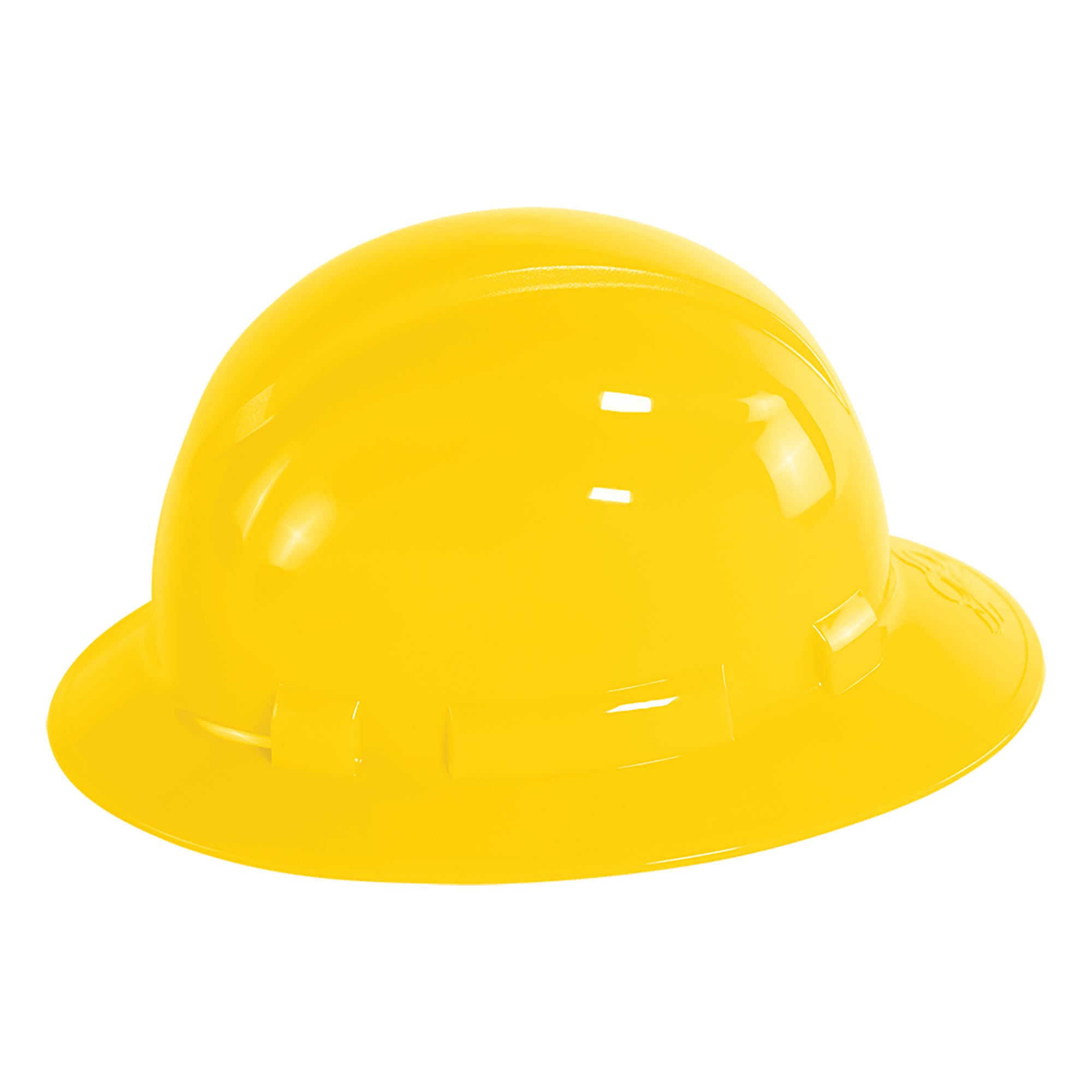 Bullhead Safety HH-F1 Full Brim Hard Hat - 6-Point Ratchet Suspension ...
