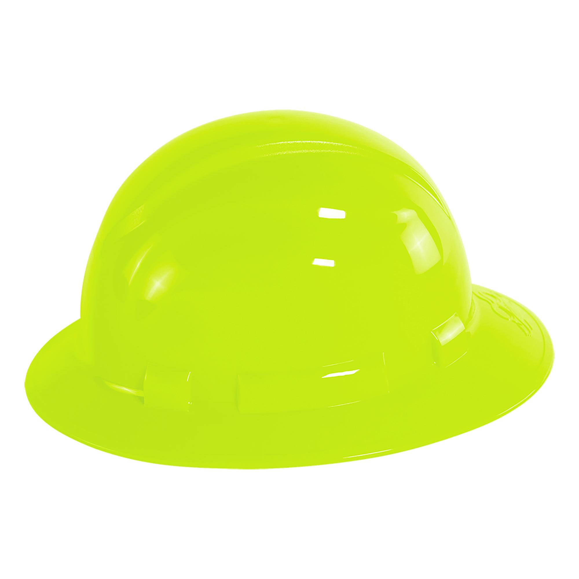 Bullhead Safety HH-F1 Full Brim Hard Hat - 6-Point Ratchet Suspension ...