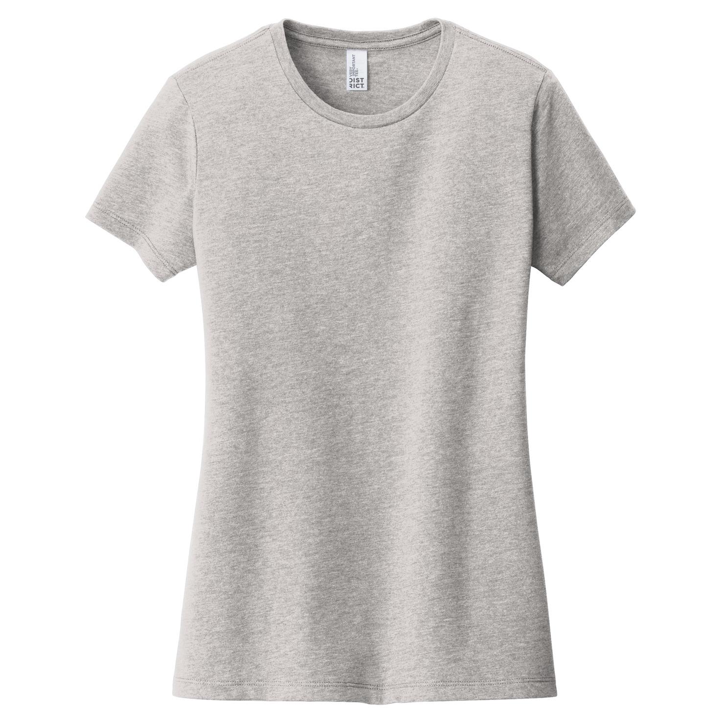 District DT6002 Women's Very Important Tee - Light Heather Grey | Full ...