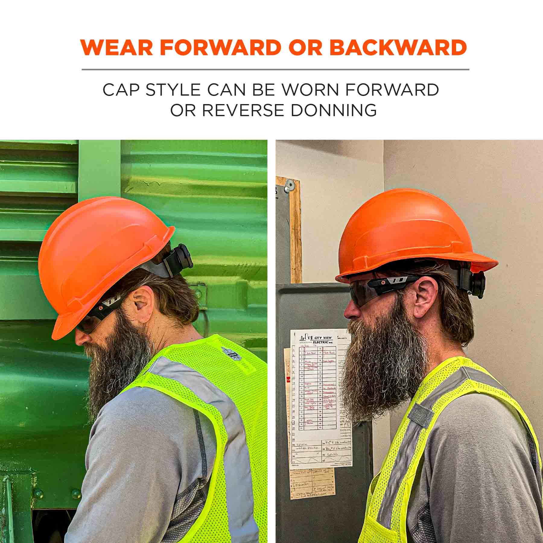 Ergodyne Skullerz 8967 Cap-Style Lightweight Hard Hat - Ratchet ...