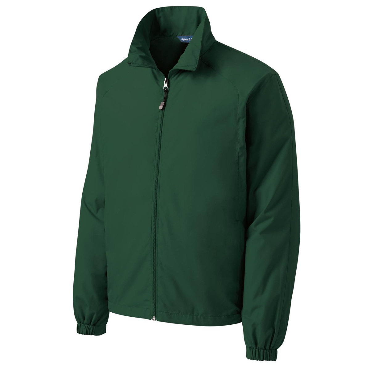 Sport-Tek JST70 Full-Zip Wind Jacket - Forest Green | Full Source