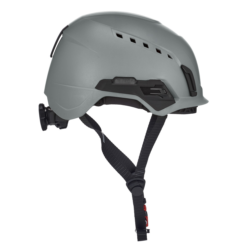 MSA 10242633 V-Gard H2 Vented Safety Helmet - Ratchet Suspension - Gray ...