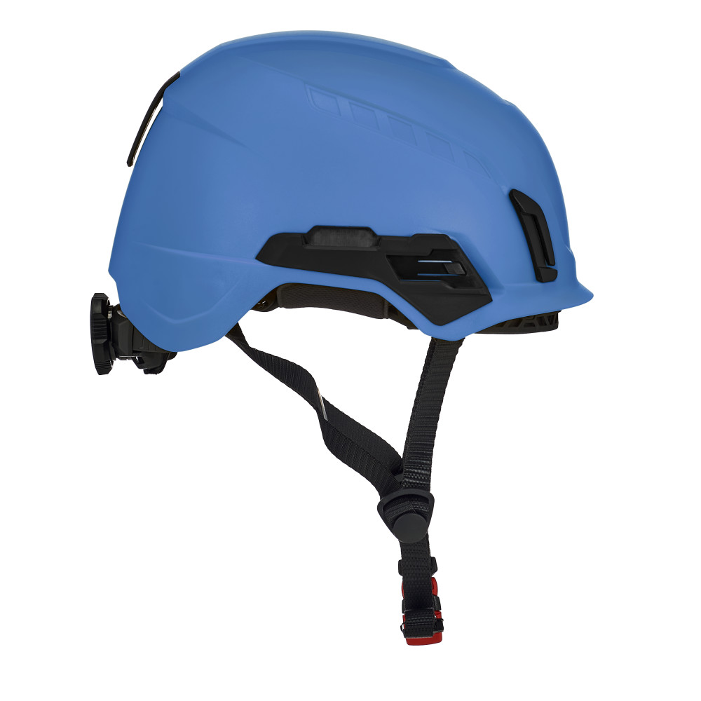 MSA 10242638 V-Gard H2 Safety Helmet - Ratchet Suspension - Blue | Full ...