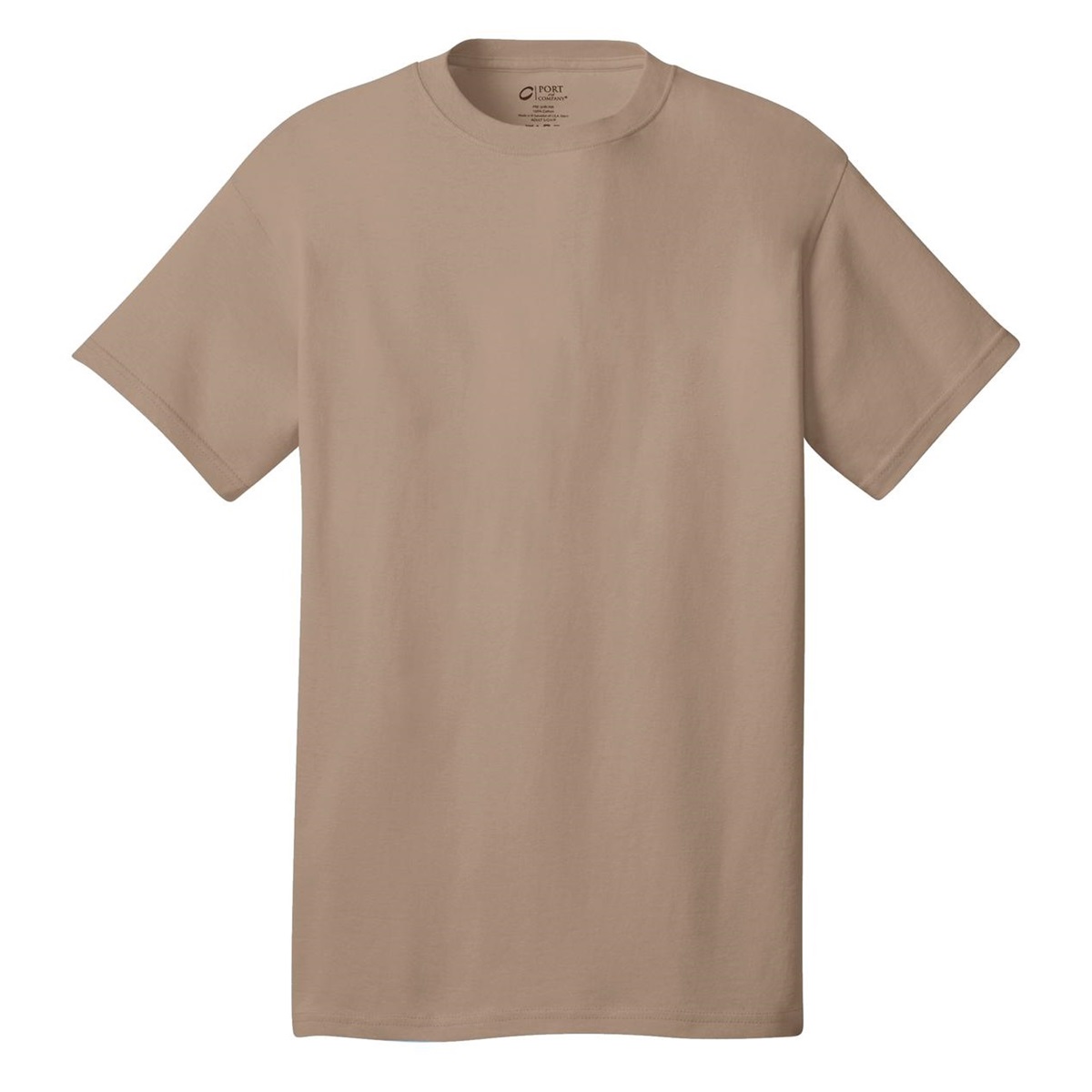 Port & Company PC54 Core Cotton Tee - Sand | Full Source