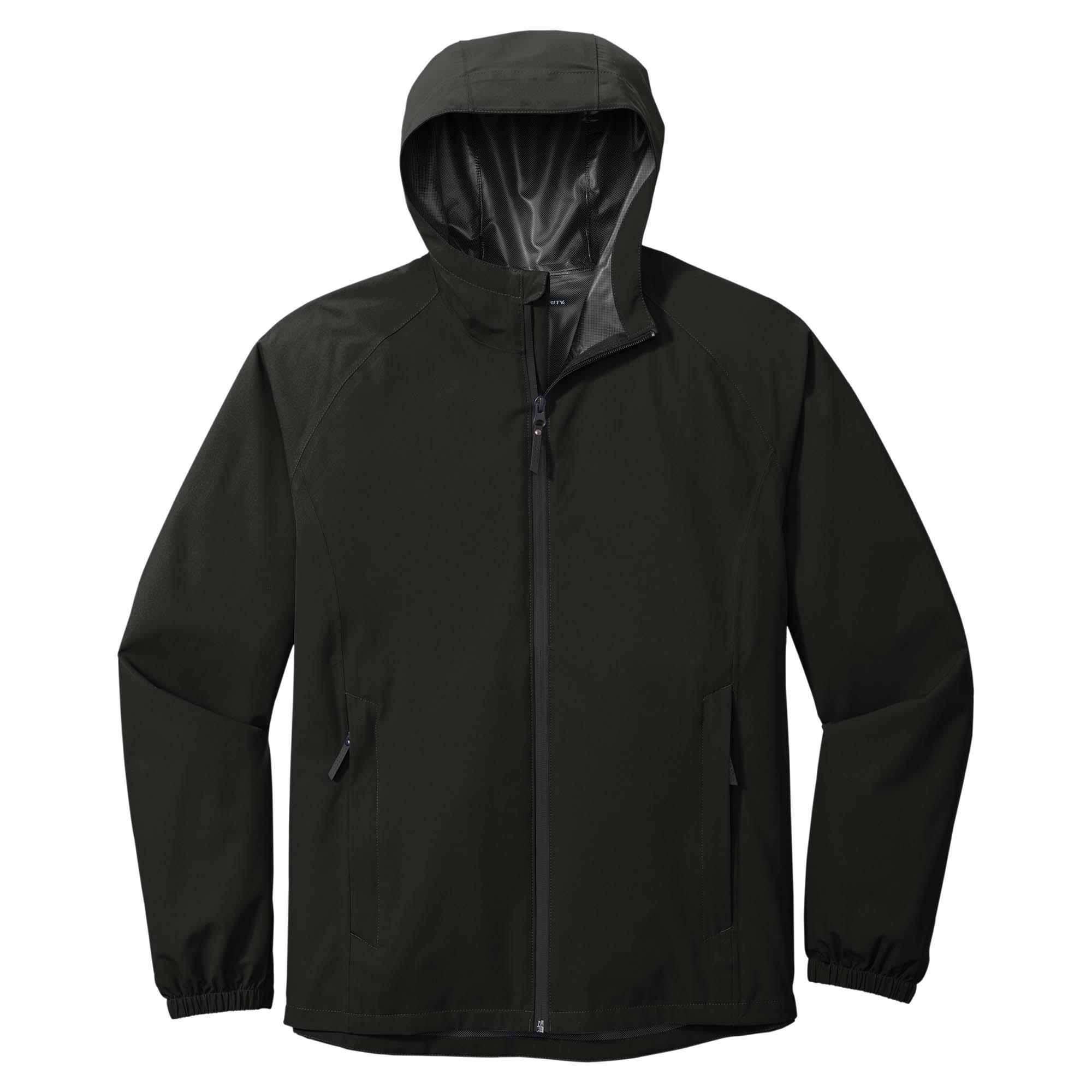 Port Authority J407 Essential Rain Jacket - Deep Black | Full Source