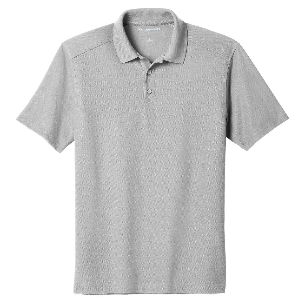 Port Authority K600 EZPerformance Pique Polo - Gusty Grey | Full Source
