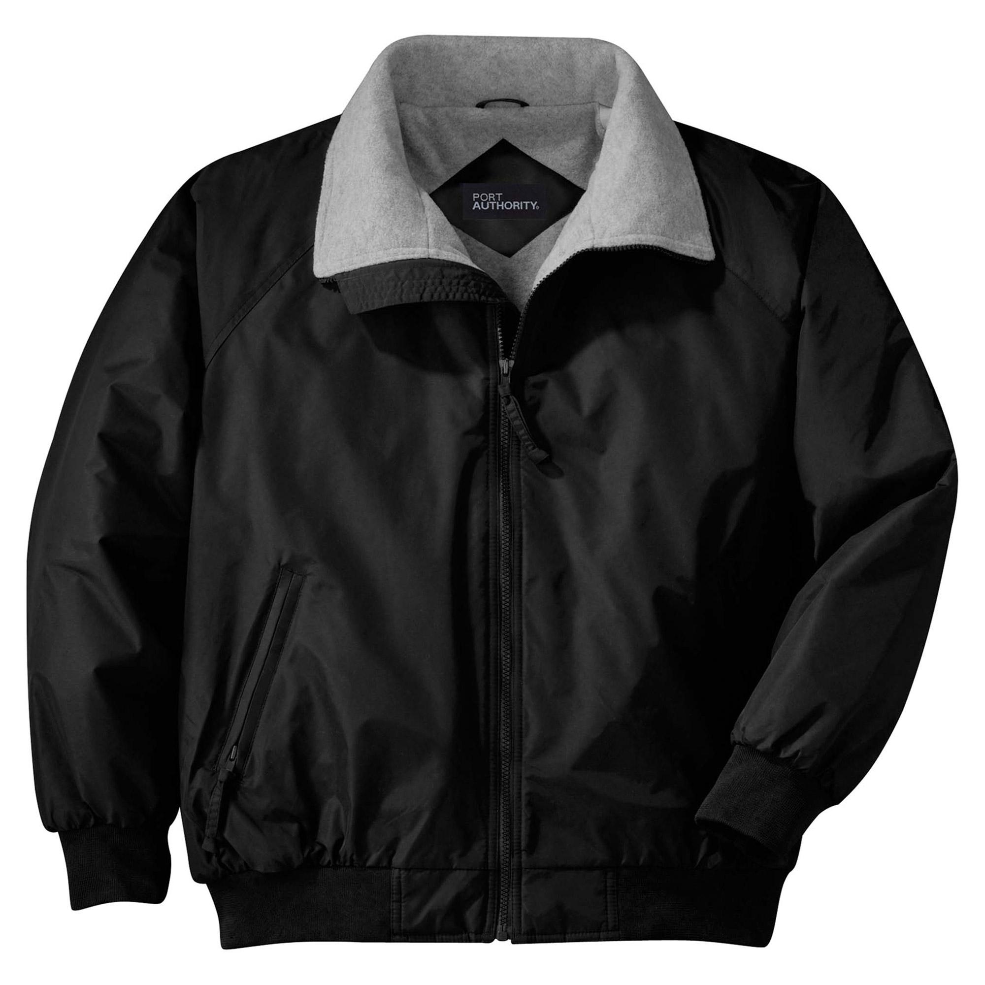 Port Authority TLJ754 Tall Challenger Jacket - True Black/Grey | Full ...