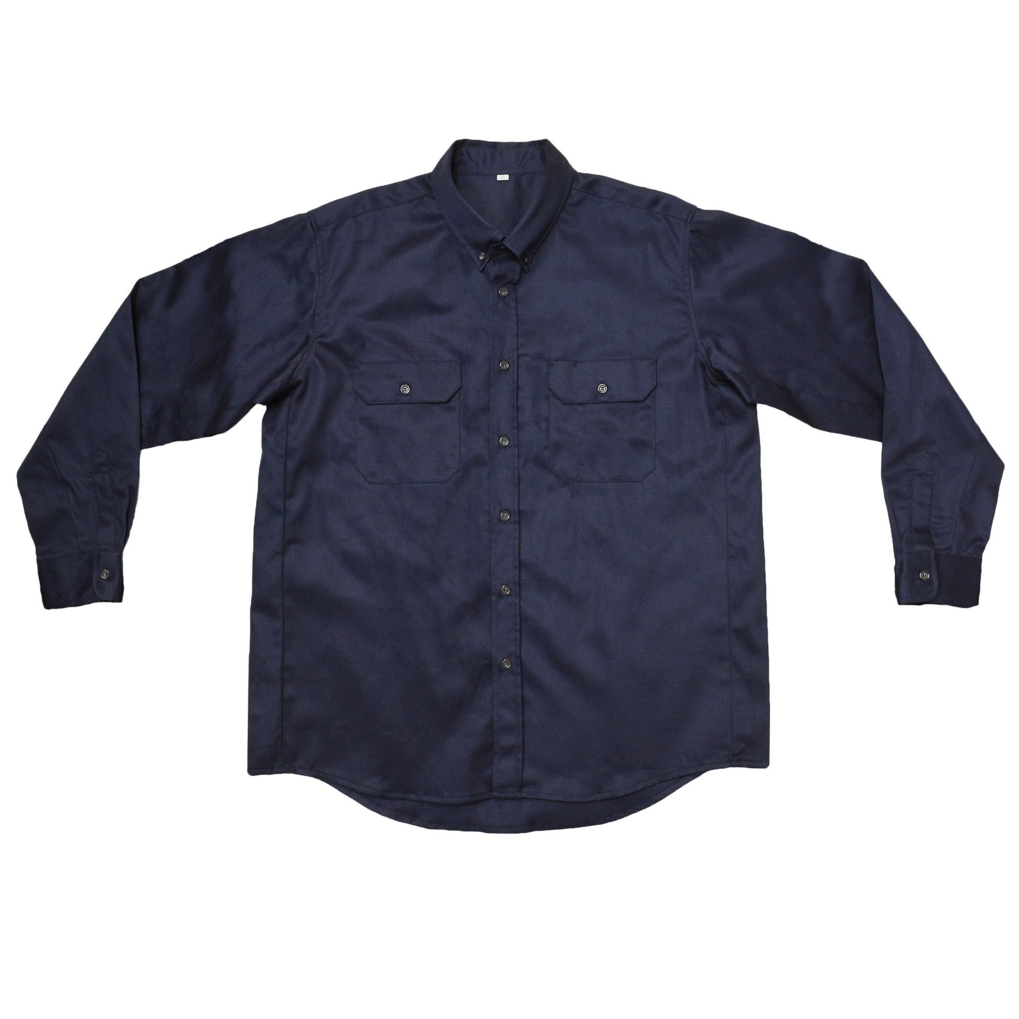 Radians FRS-003 VolCore Long Sleeve Cotton Button Down FR Shirt - Navy ...