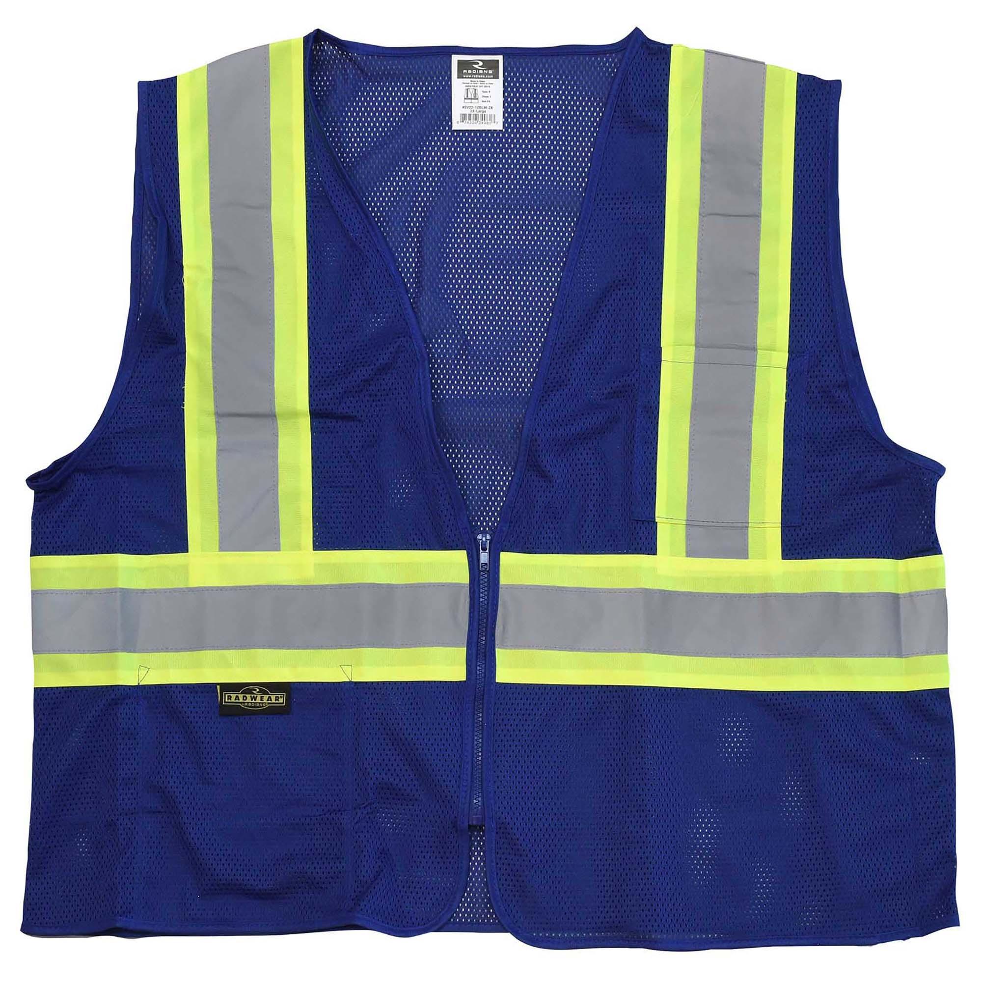 Radians SV22 Economy Type O Class 1 Safety Vest - Blue | FullSource.com