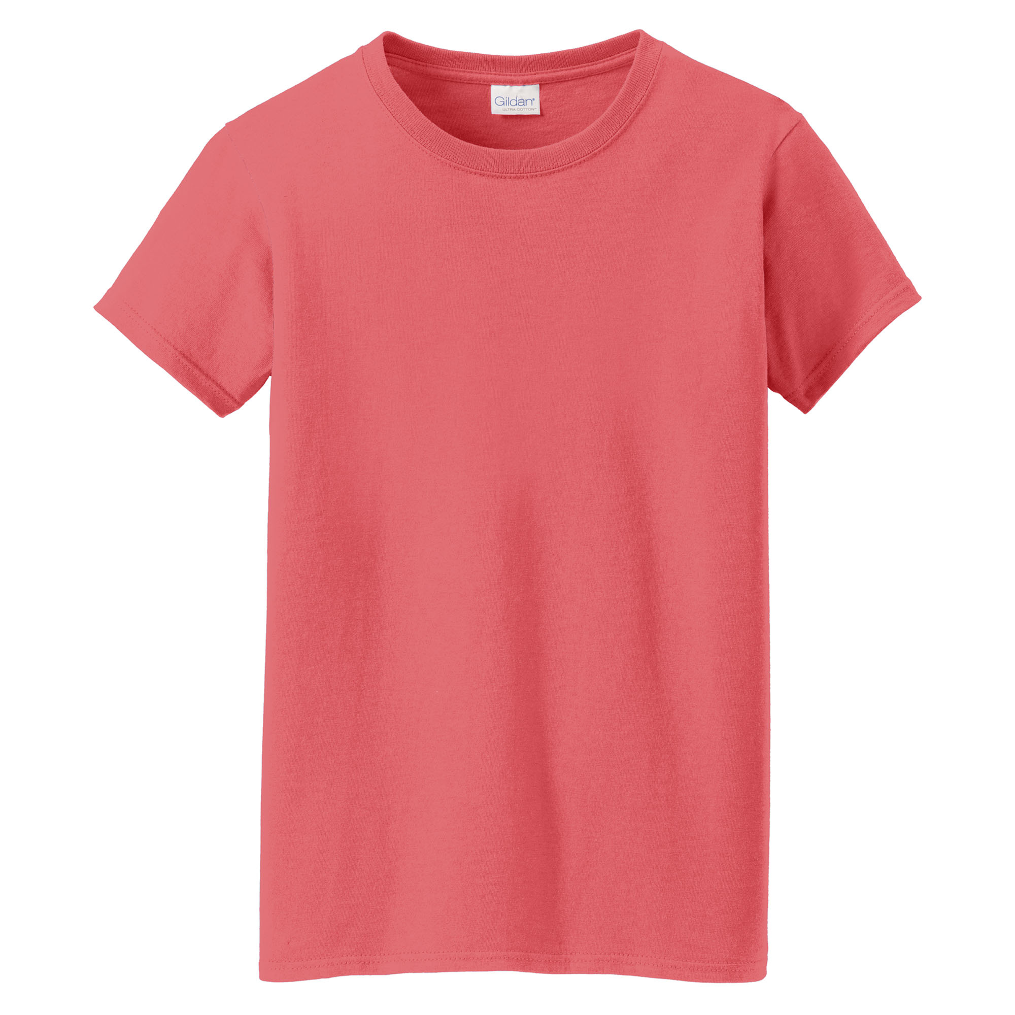 Gildan 5000L Ladies Heavy 100% Cotton T-Shirt - Coral Silk | Full Source