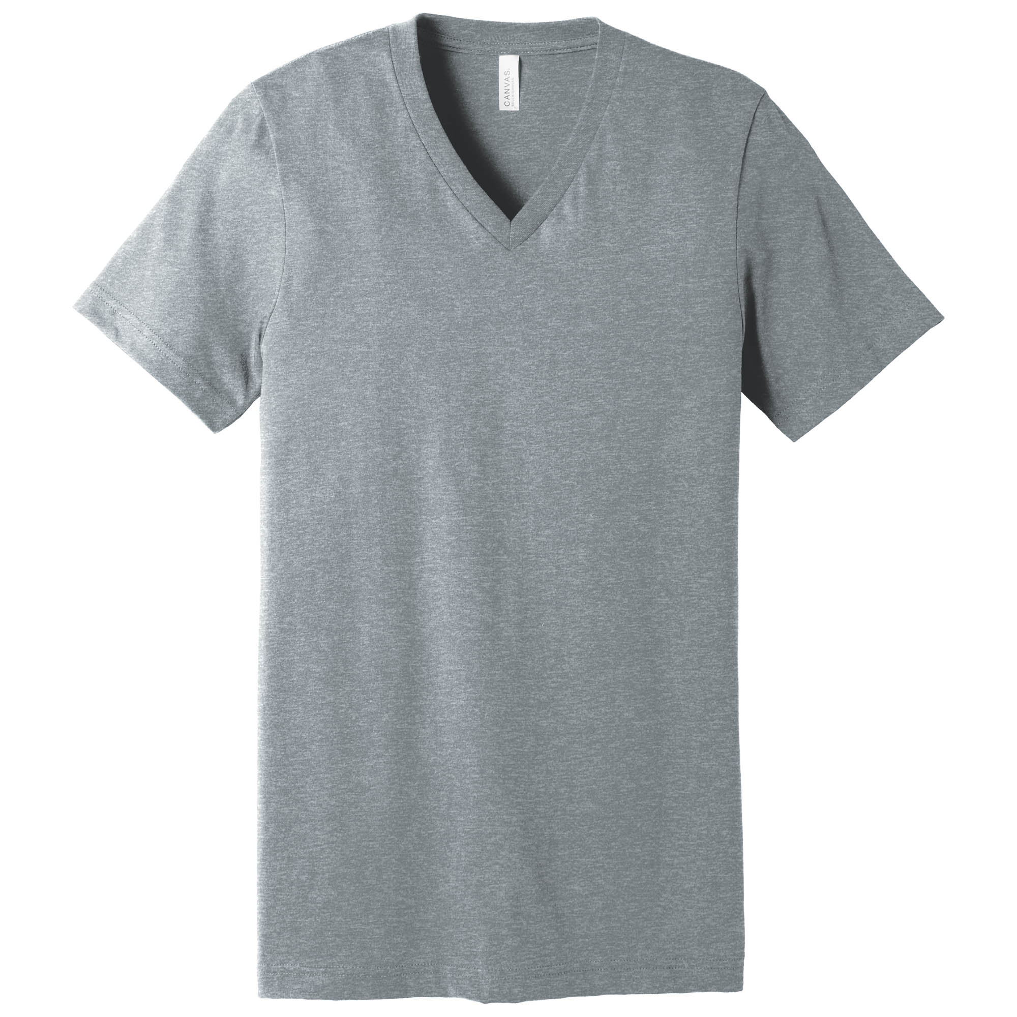 Bella + Canvas BC3005CVC Unisex Heather CVC V-Neck Tee - Heather Slate ...