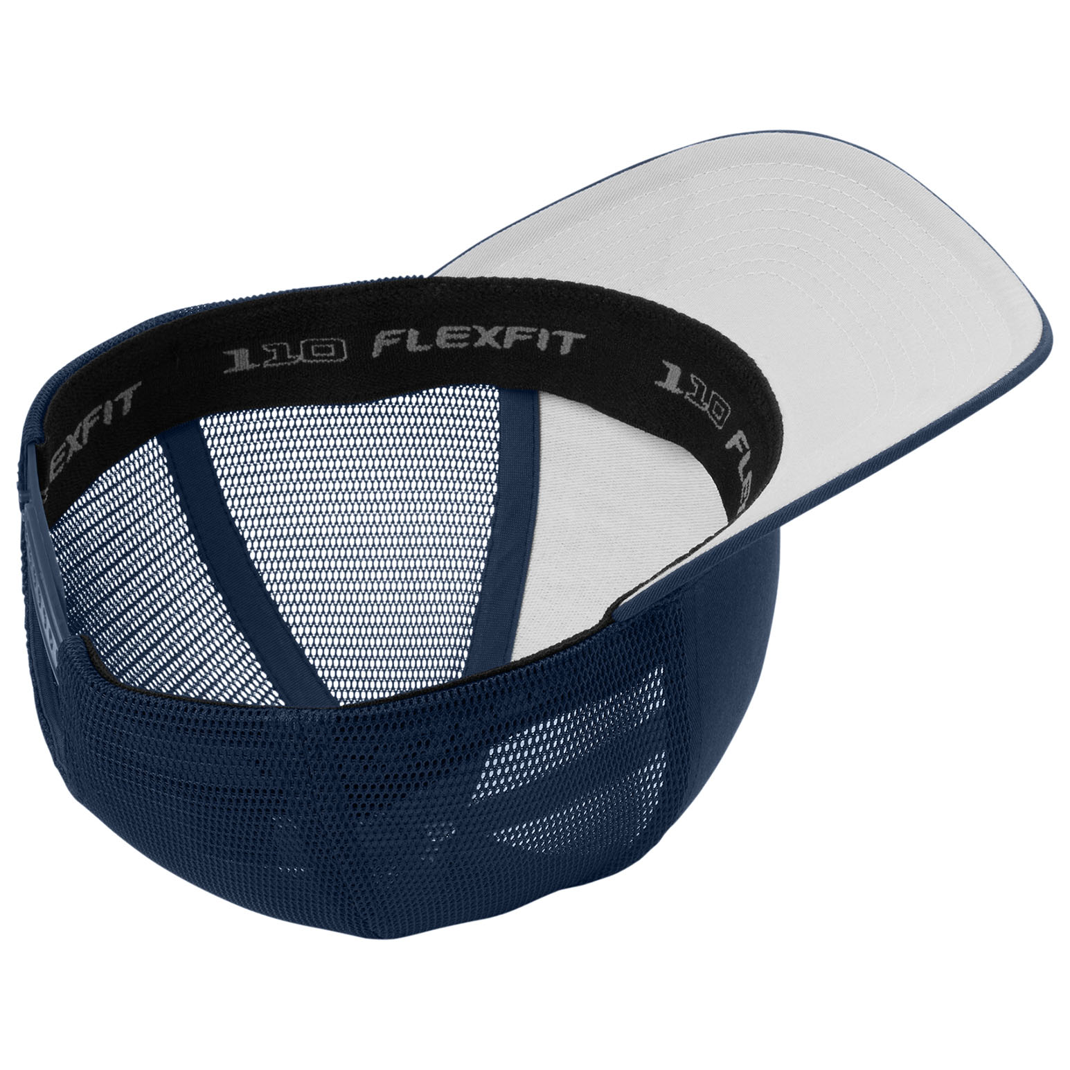 Port Authority C110 Flexfit 110 Mesh Cap - True Navy/True Navy | Full Source