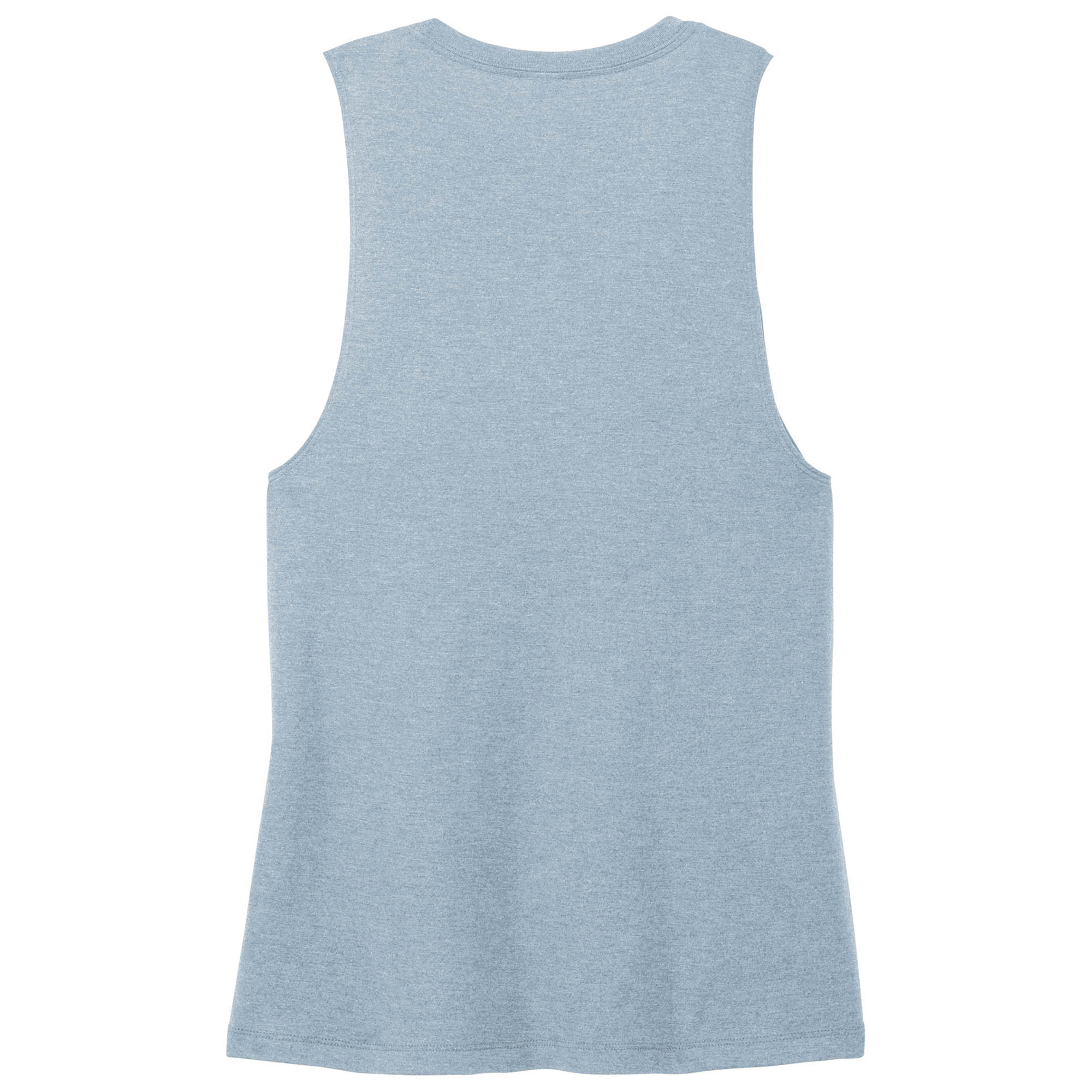 District DT153 Women's Perfect Tri Muscle Tank - Flint Blue Heather ...