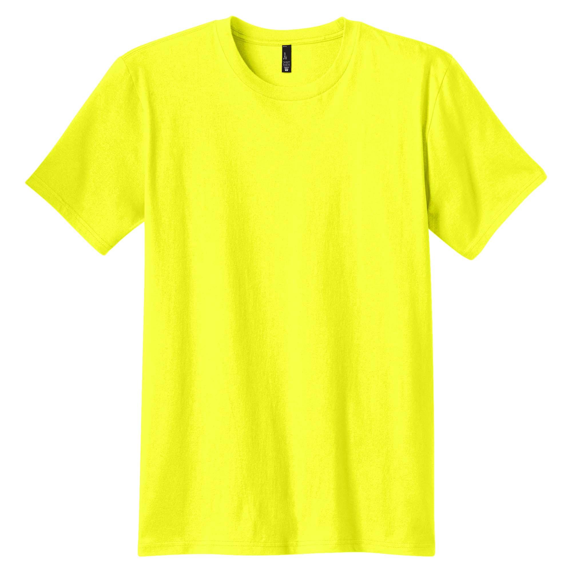 District DT5000 The Concert Tee - Neon Yellow | Full Source