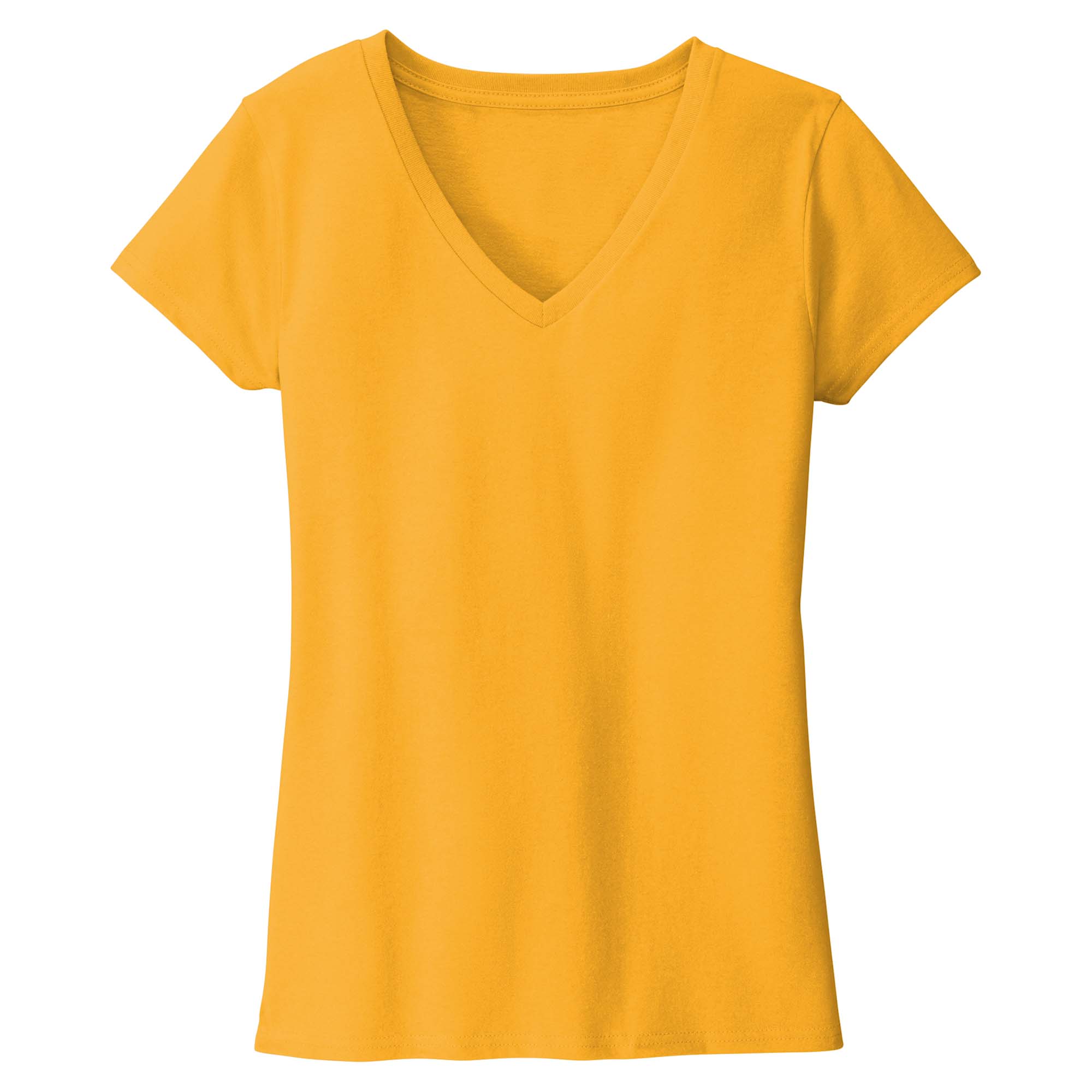 District DT8001 Women's Re-Tee V-Neck - Maize Yellow | Full Source