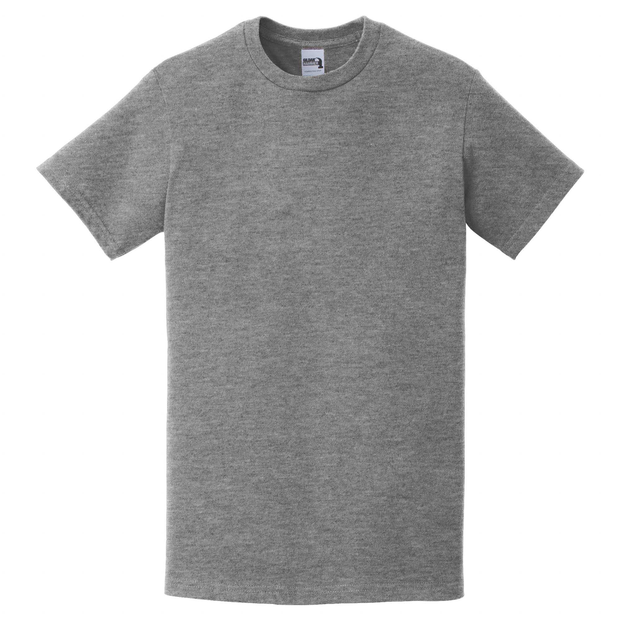 Gildan H000 Hammer T-Shirt - Graphite Heather | Full Source